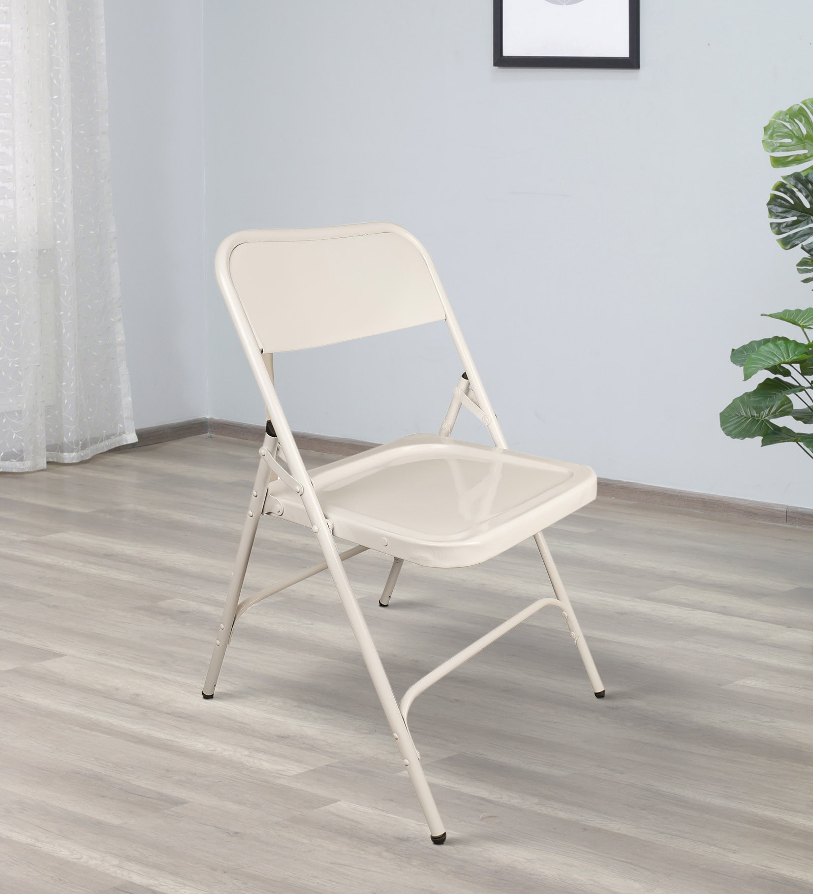 Buy Trendy Metal Folding Chair in White Colour at 4% OFF by Grandwill ...