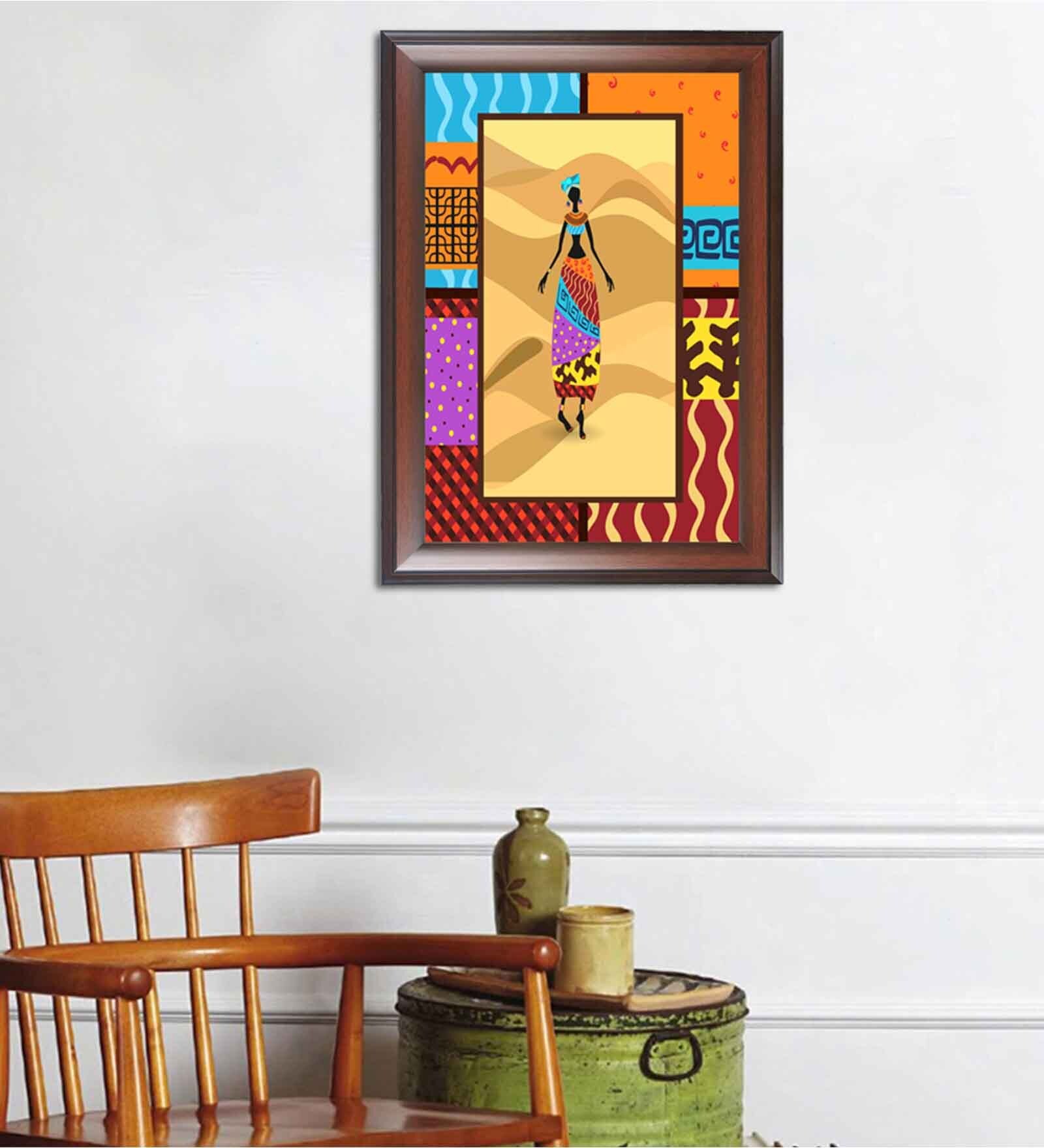 Buy Triable Mural Multicolour MDF Framed Wall Painting by Wens at 21% ...