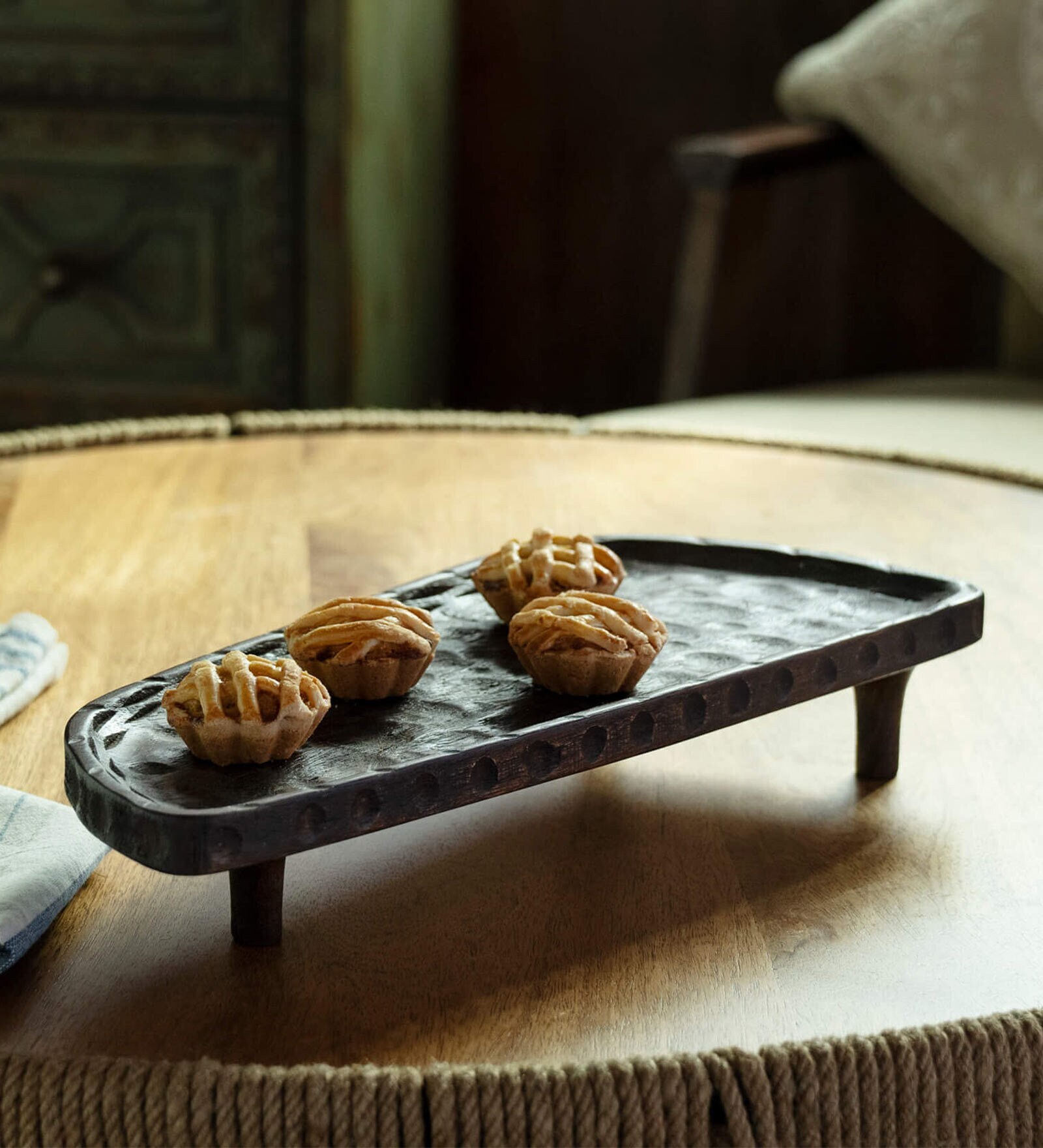 Buy Tribal Mango Wood Serving Platter by Ellementry at 10% OFF by ...