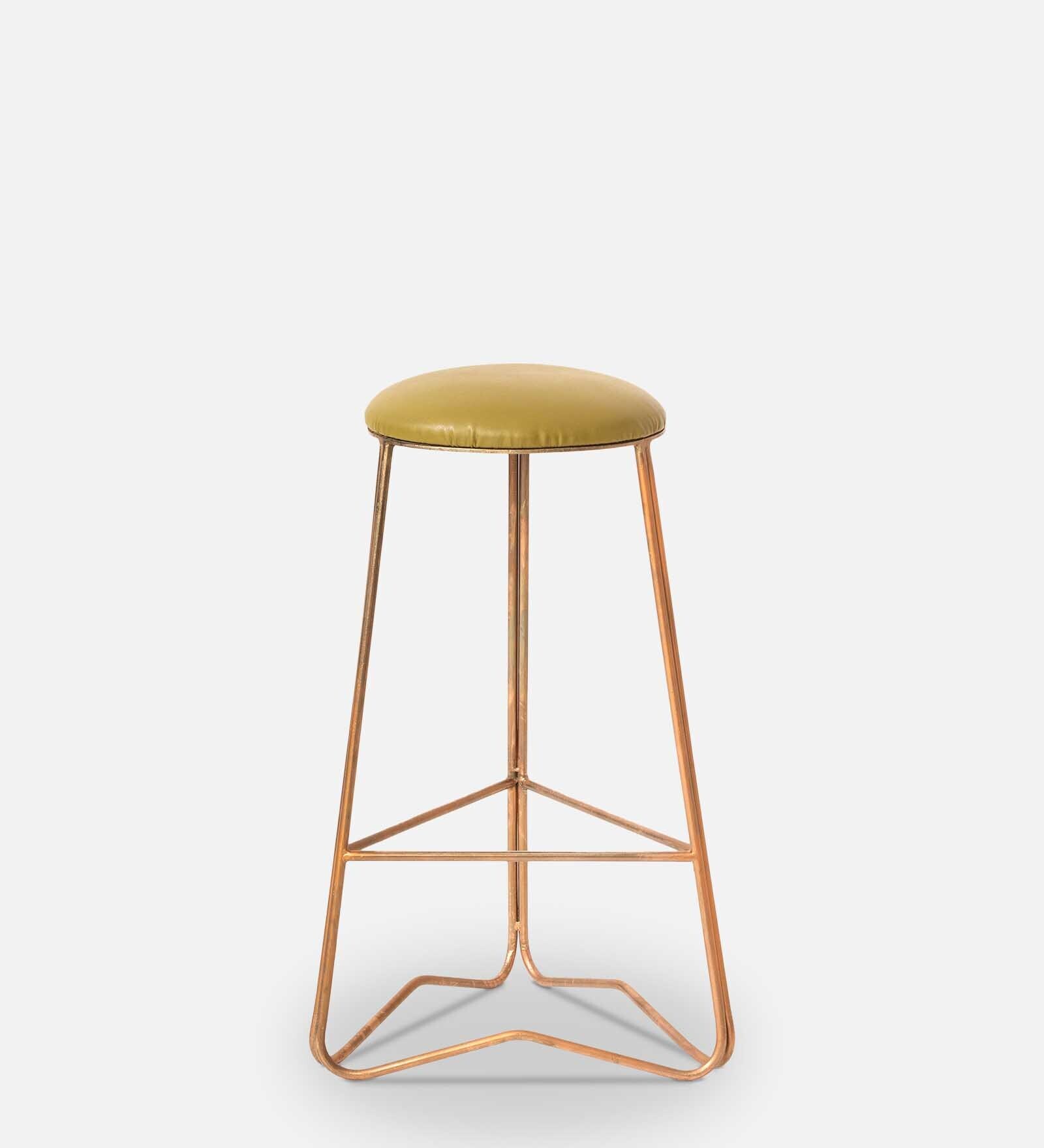 Buy Trinity Metal Bar Stool In Pale Green Colour at 100% OFF by Home Canvas | Pepperfry