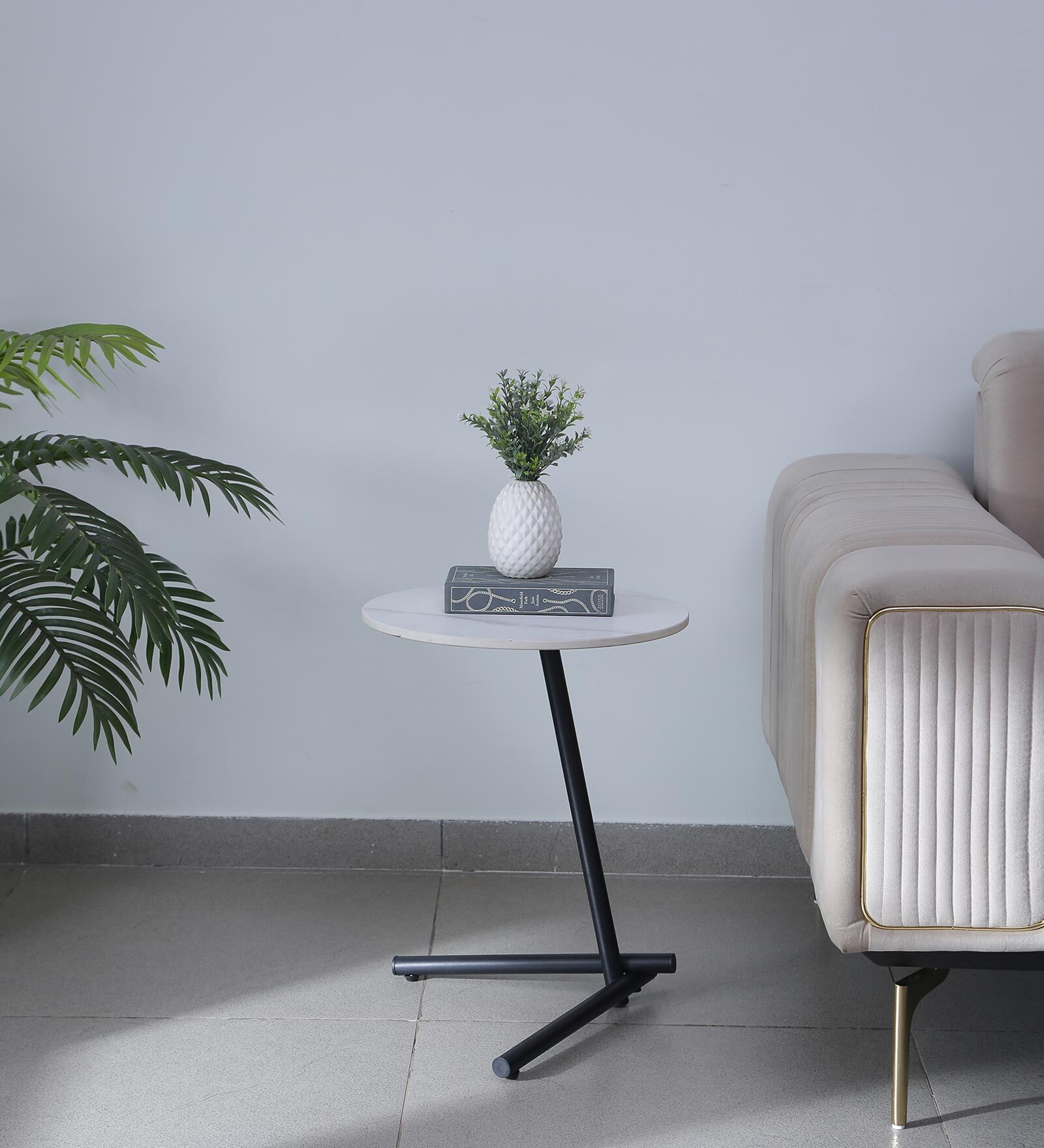 Buy Trio Ceramic Top End Table in Dual Finish at 40% OFF by homestolife ...