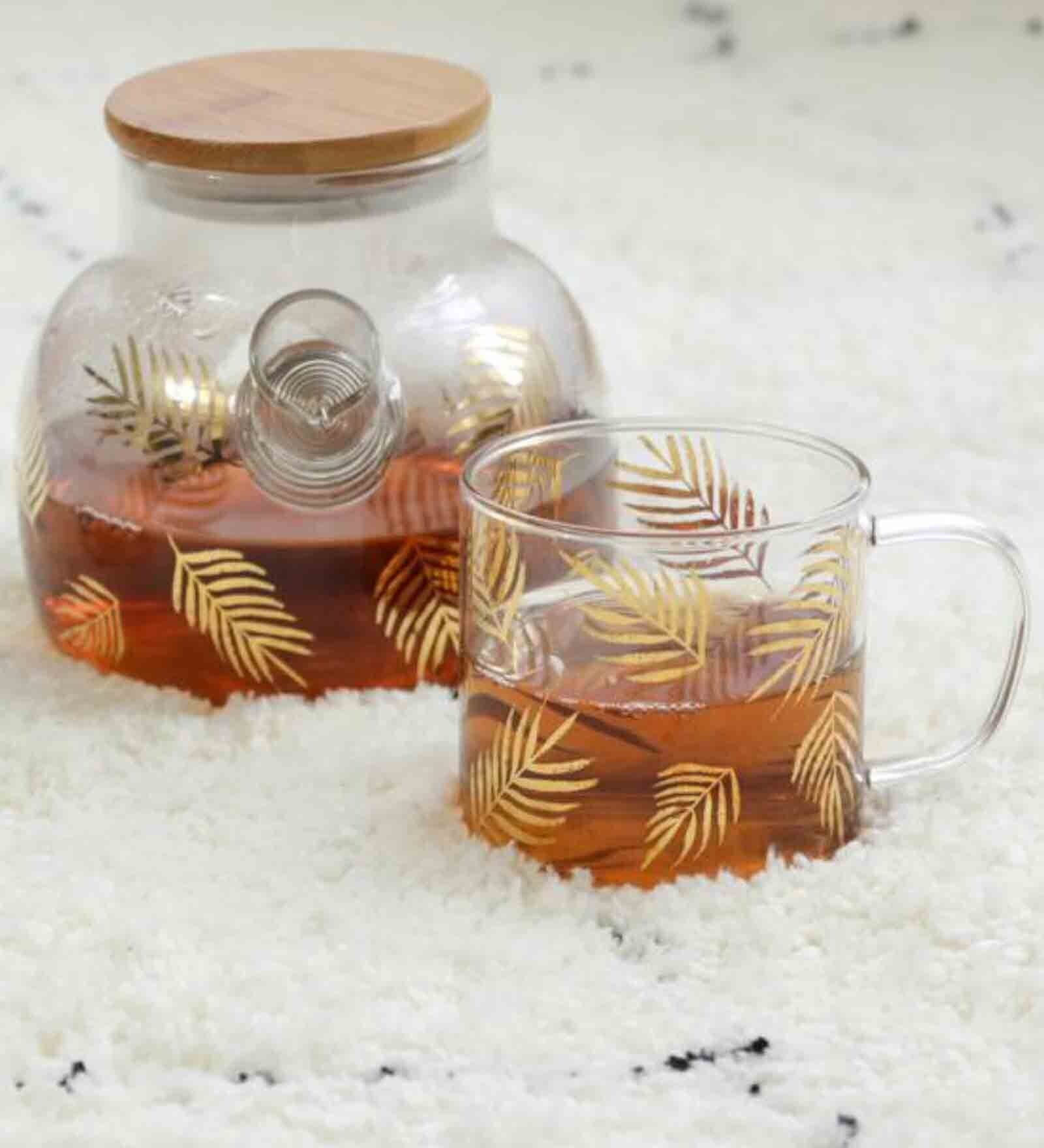 Buy Tropical 1 Ltr Transparent Tea Pot at 47% OFF by Nestasia | Pepperfry