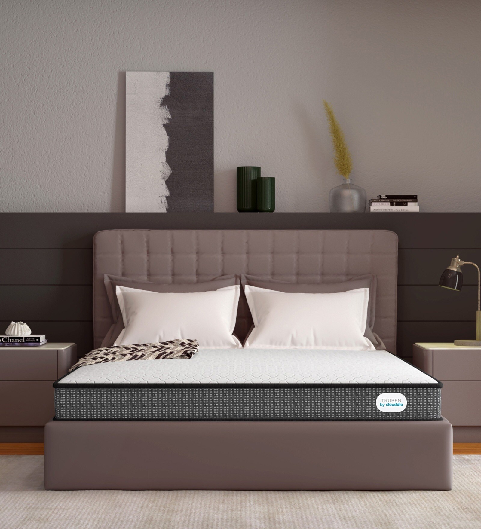 Buy Truben 6 Inches Pocket Spring Single Size Mattress by Clouddio ...