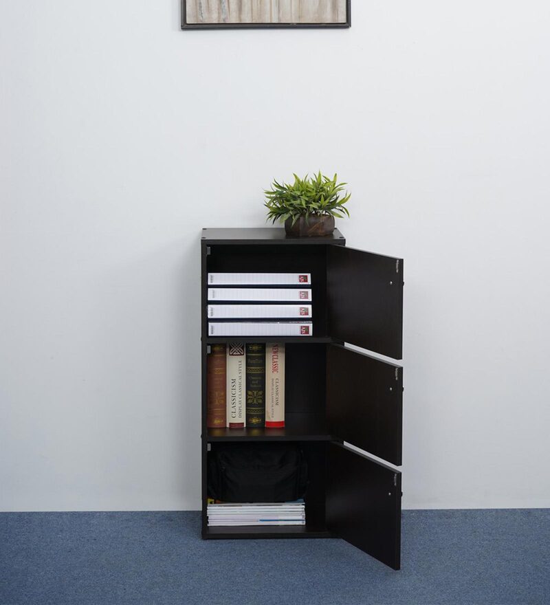 Buy Troy Book Case in New Wenge Finish by Nilkamal Online - Book Cases ...