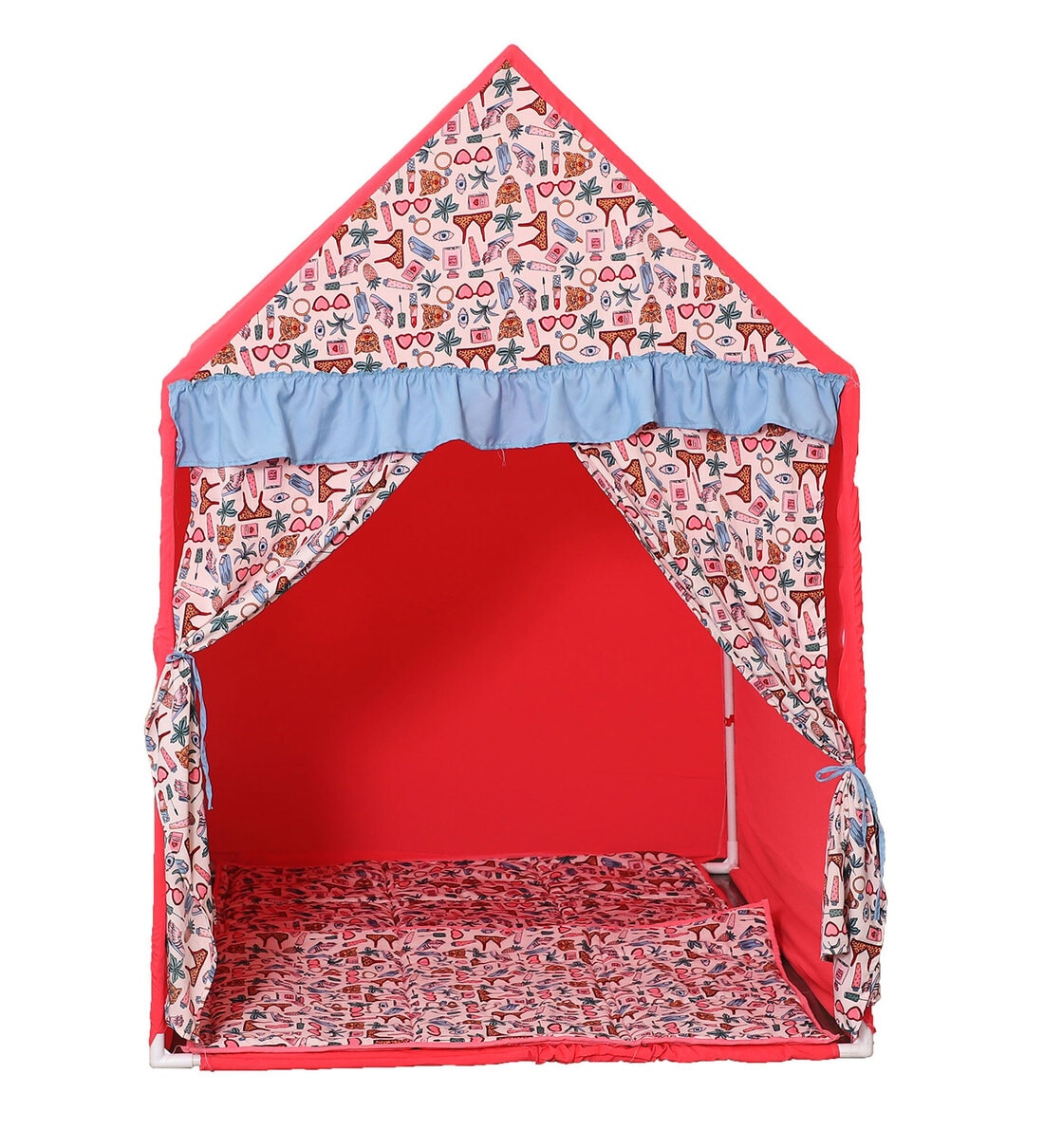 Buy Tupik Kids Tent House in Pink Colour with Quilt by Play House Kids ...