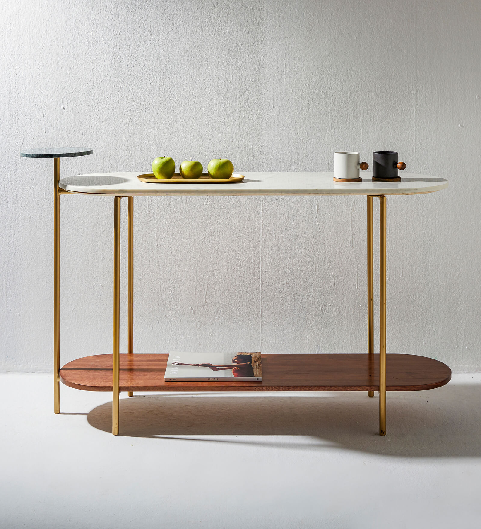 Buy Tube Console Table In Gold Colour at 100% OFF by Objectry | Pepperfry