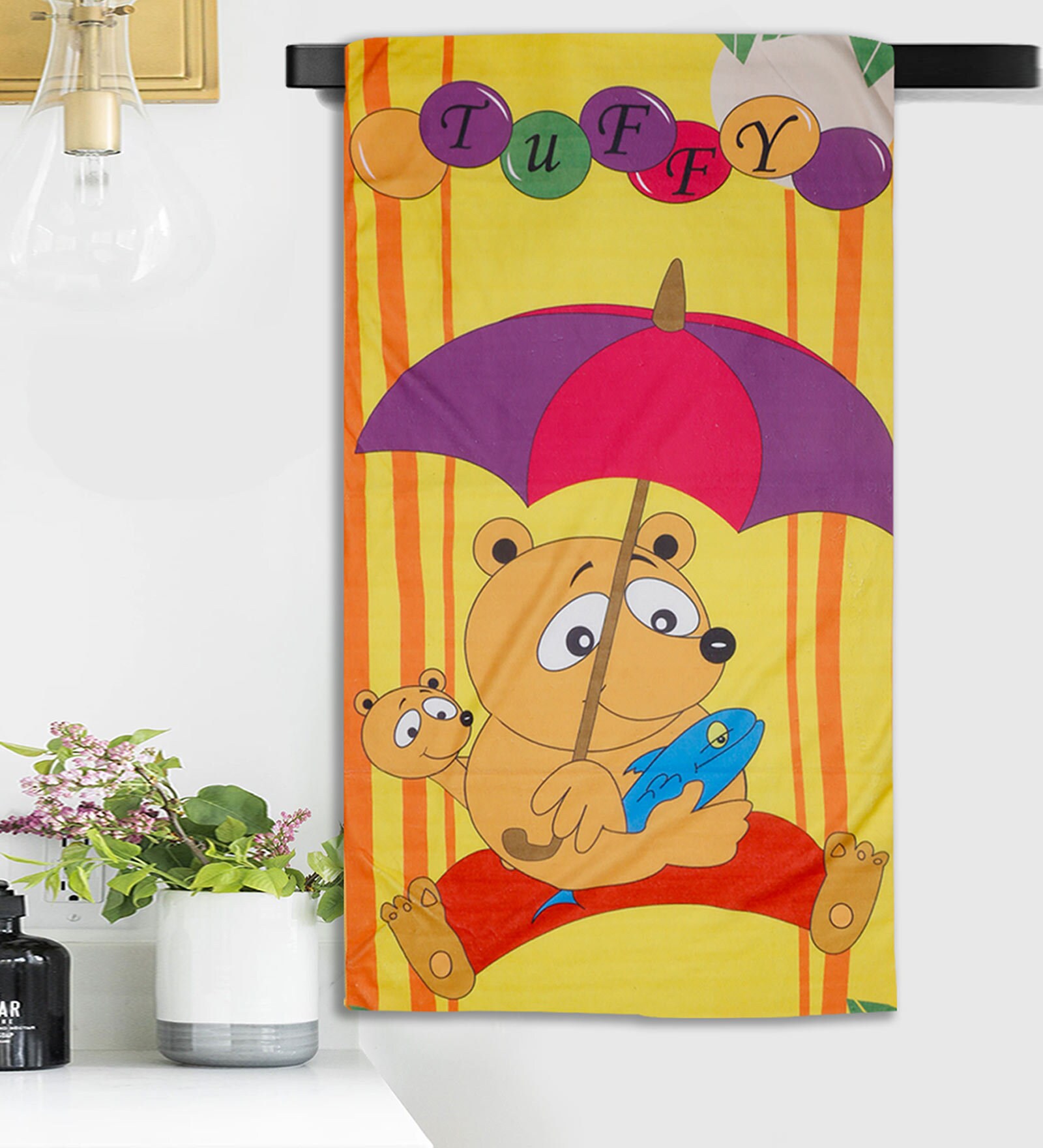 Buy Tuffy Microfiber Bath Towel in Multicolour by Sassoon Fab at 30% ...