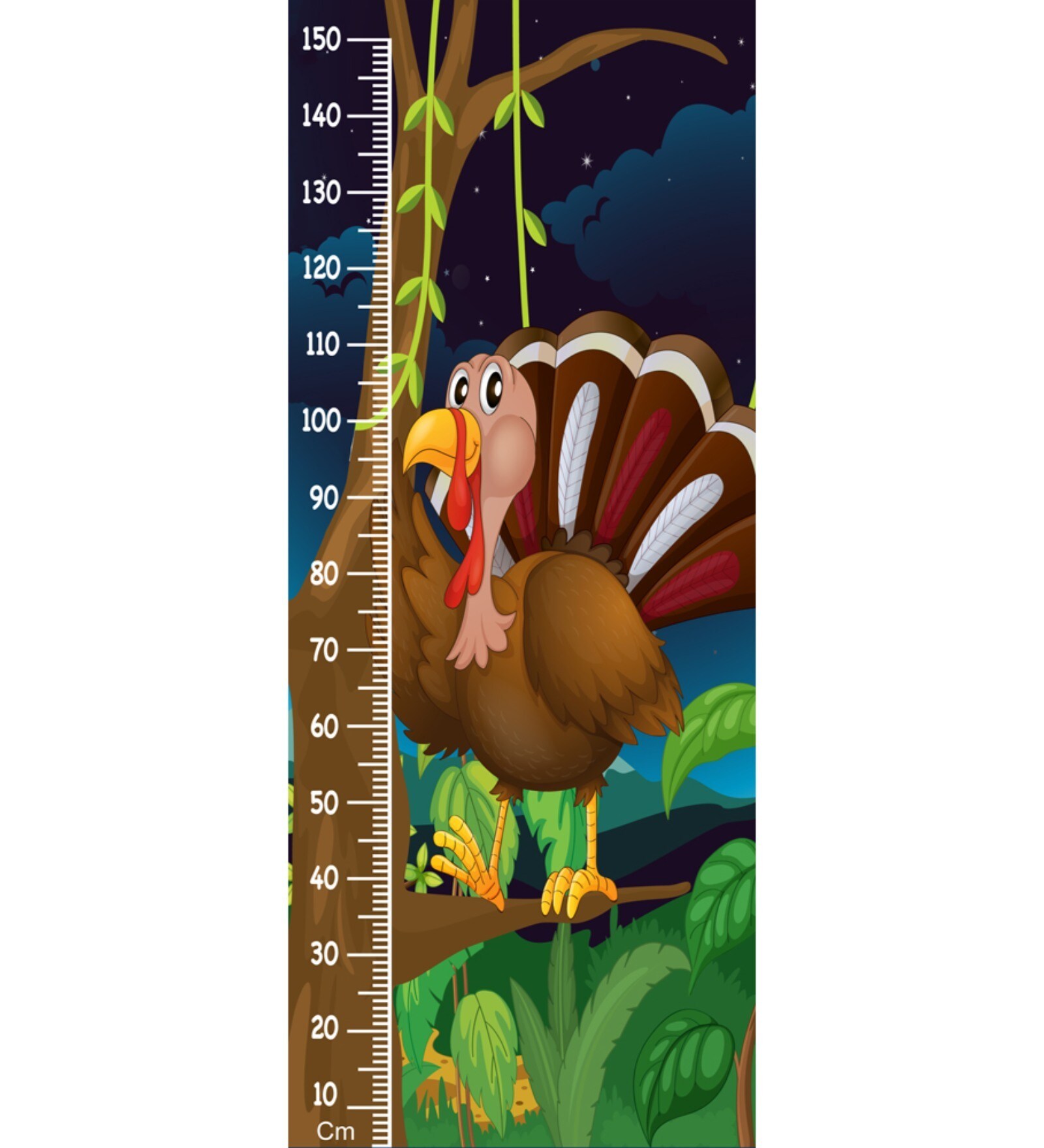 Buy Turkey in Multicolour Height-Chart at 25% OFF by Wens | Pepperfry