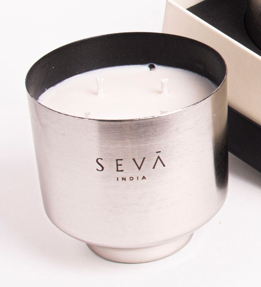 Buy Two Tiered Petite Silver Soy Wax-Scented Jar Candle at 10% OFF by ...
