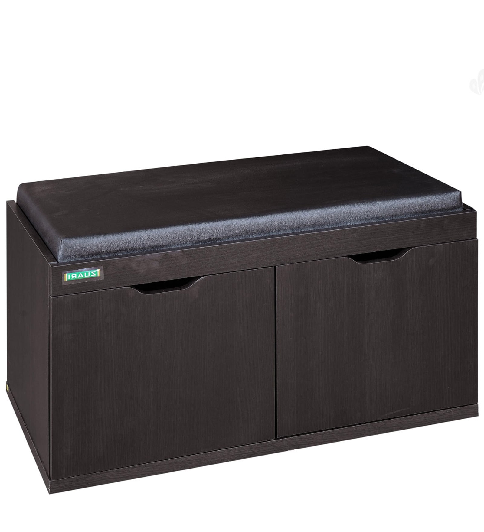 Buy Two-Door Shoe Rack with Dark Finish by Zuari Online - Shoe Cabinets ...