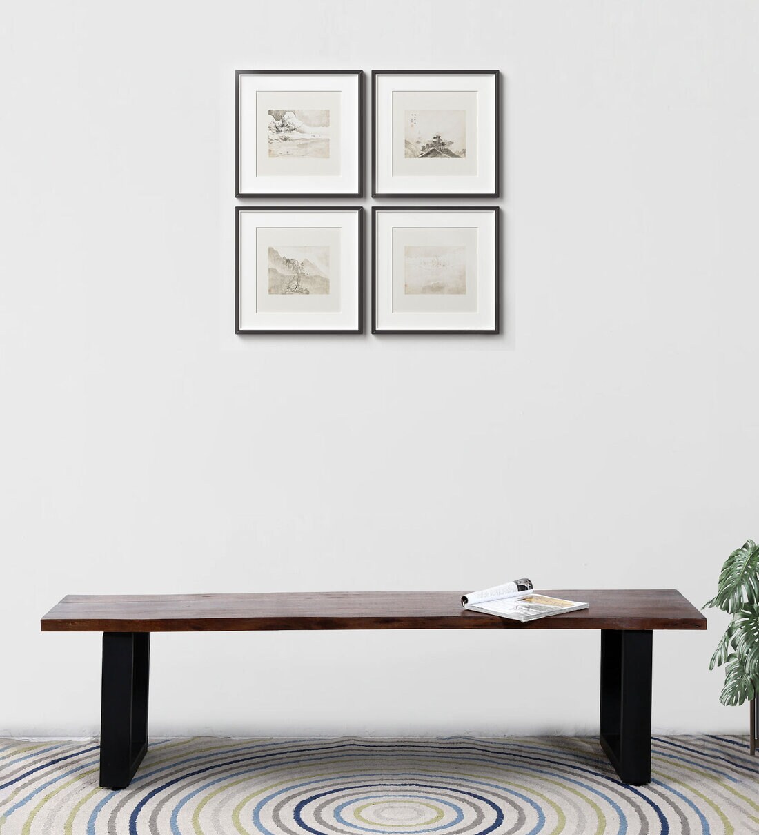 Buy Tyle Solid Wood Bench In Dual Tone Finish at 12% OFF by Bohemiana ...