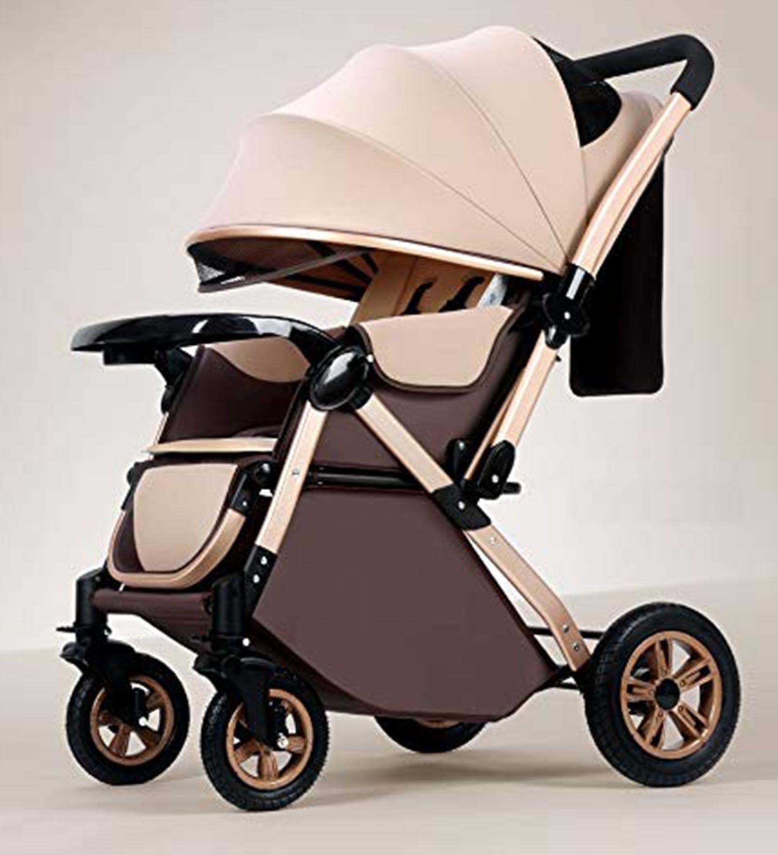Buy Ultra Multi-Purpose Travel Friendly Pram in Brown Colour by ...