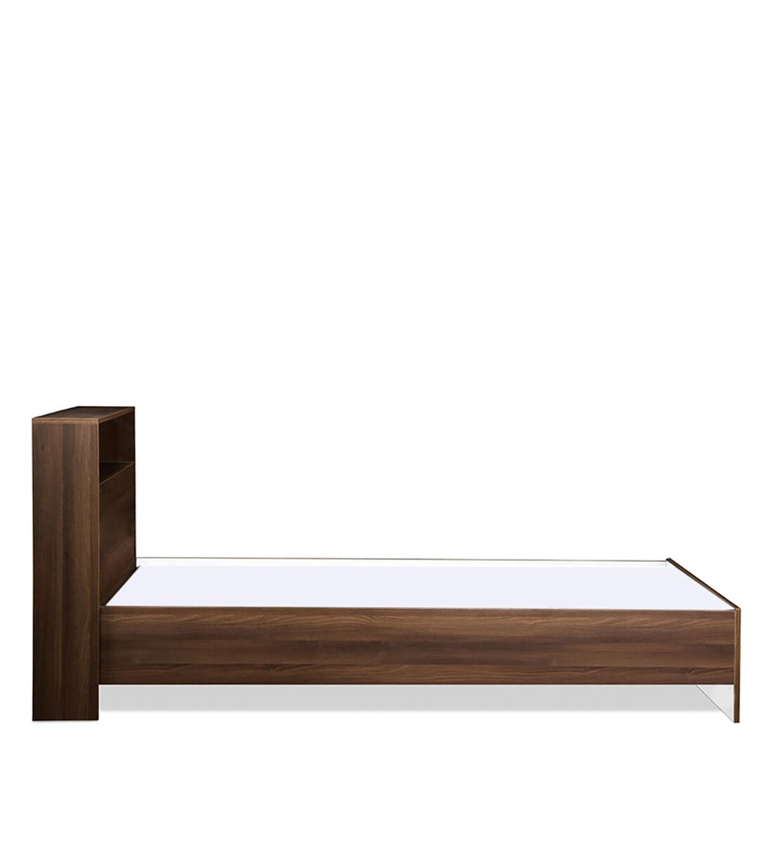 Buy Urban Single Bed in Acacia Dark & Black Finish by Delite kom Online ...