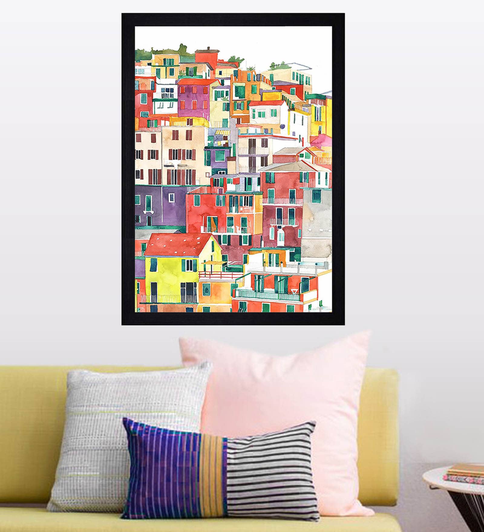 Buy Urban Multicolour Wood & MDF Framed Landscape Art Print at 25% OFF ...