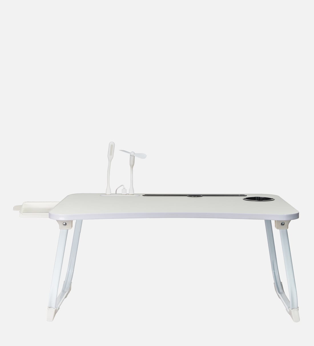 Buy Usb Portable Table in White Finish by Tarkan Online - Portable ...