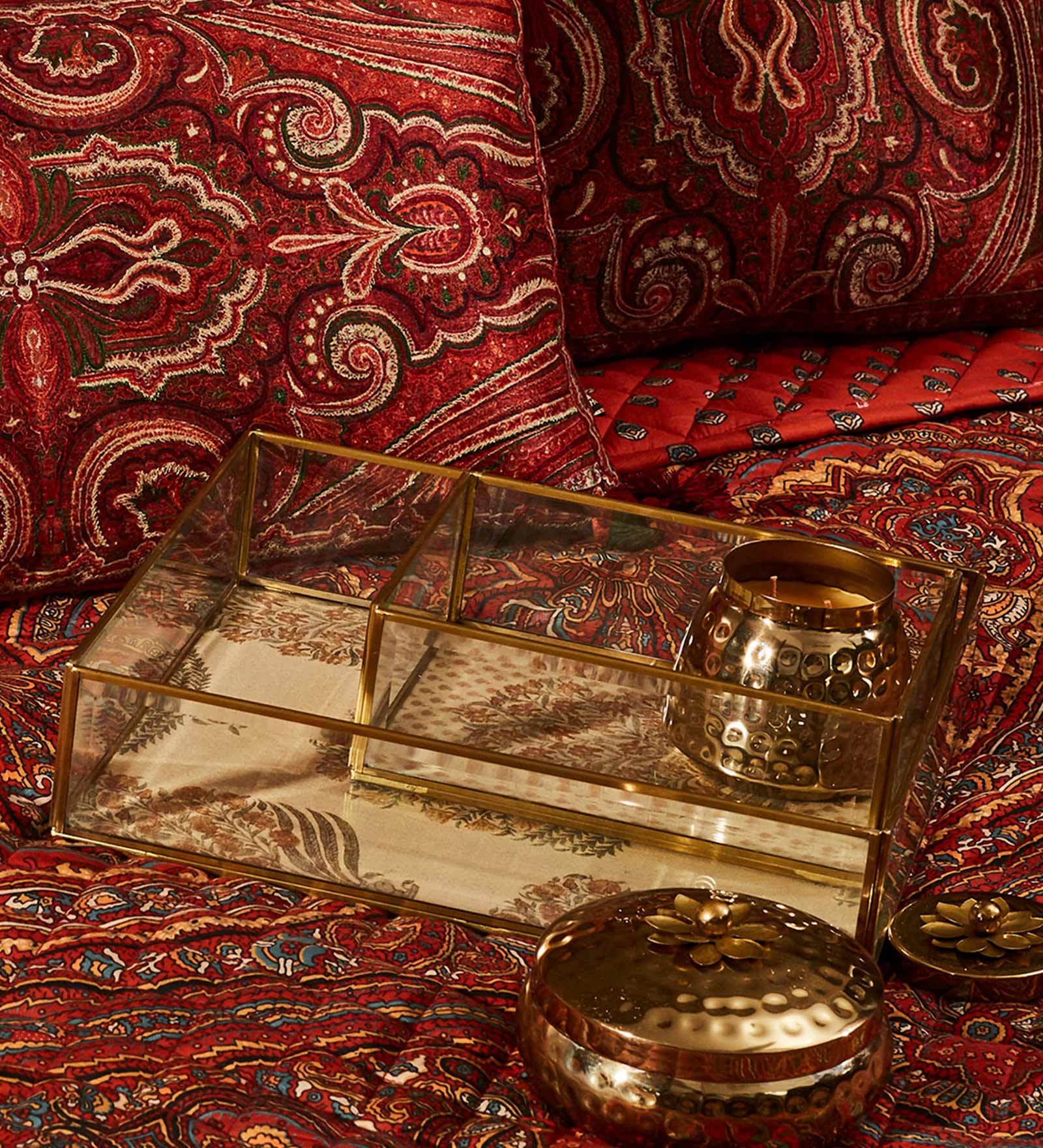 Buy Uttama Beige Tray Set of 2 By Ritu Kumar Home at 50% OFF by Ritu ...