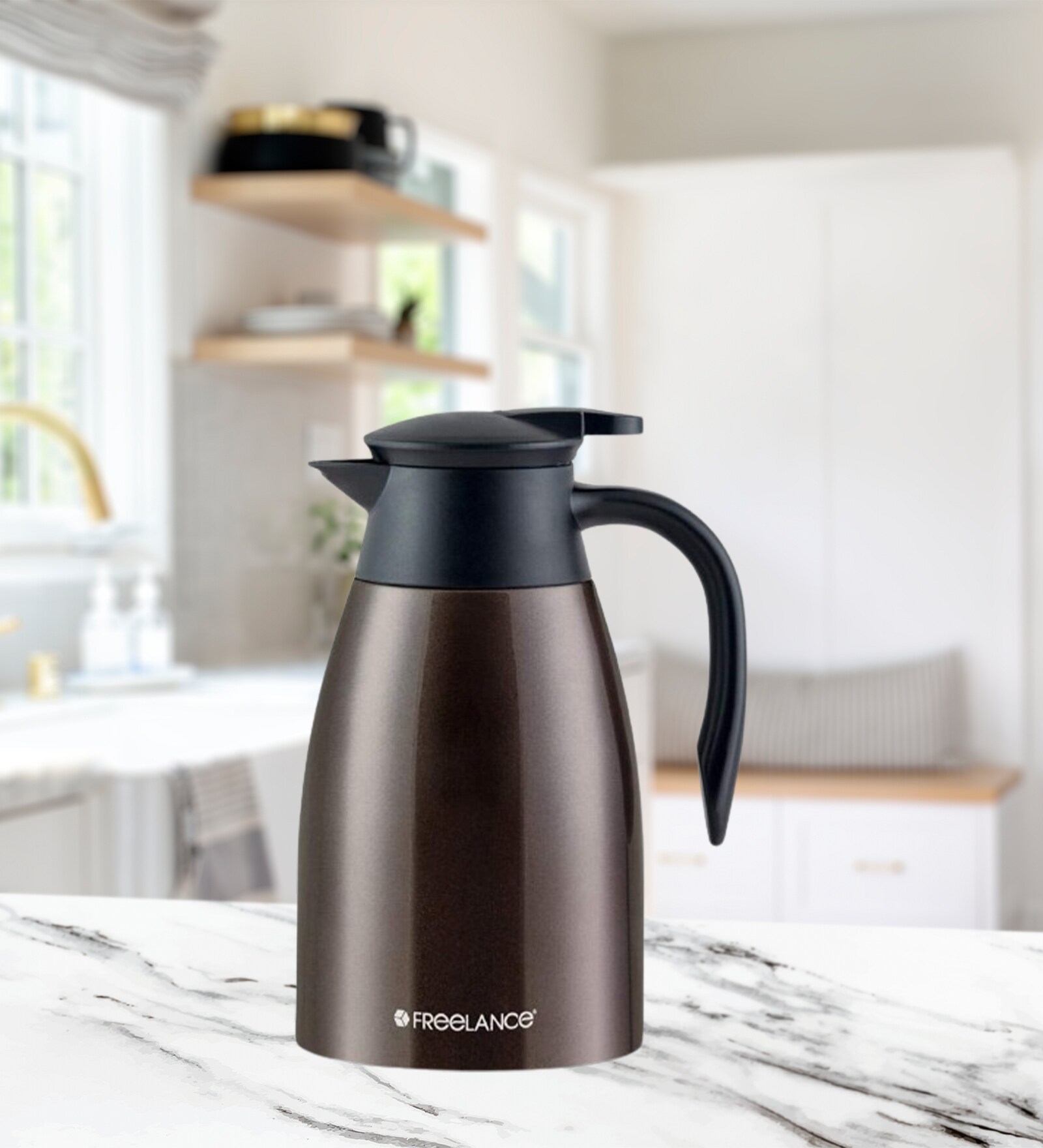 Buy Coffee Vacuum Insulated 1500ml Acrylic 1 Pc Flasks at 6% OFF by ...