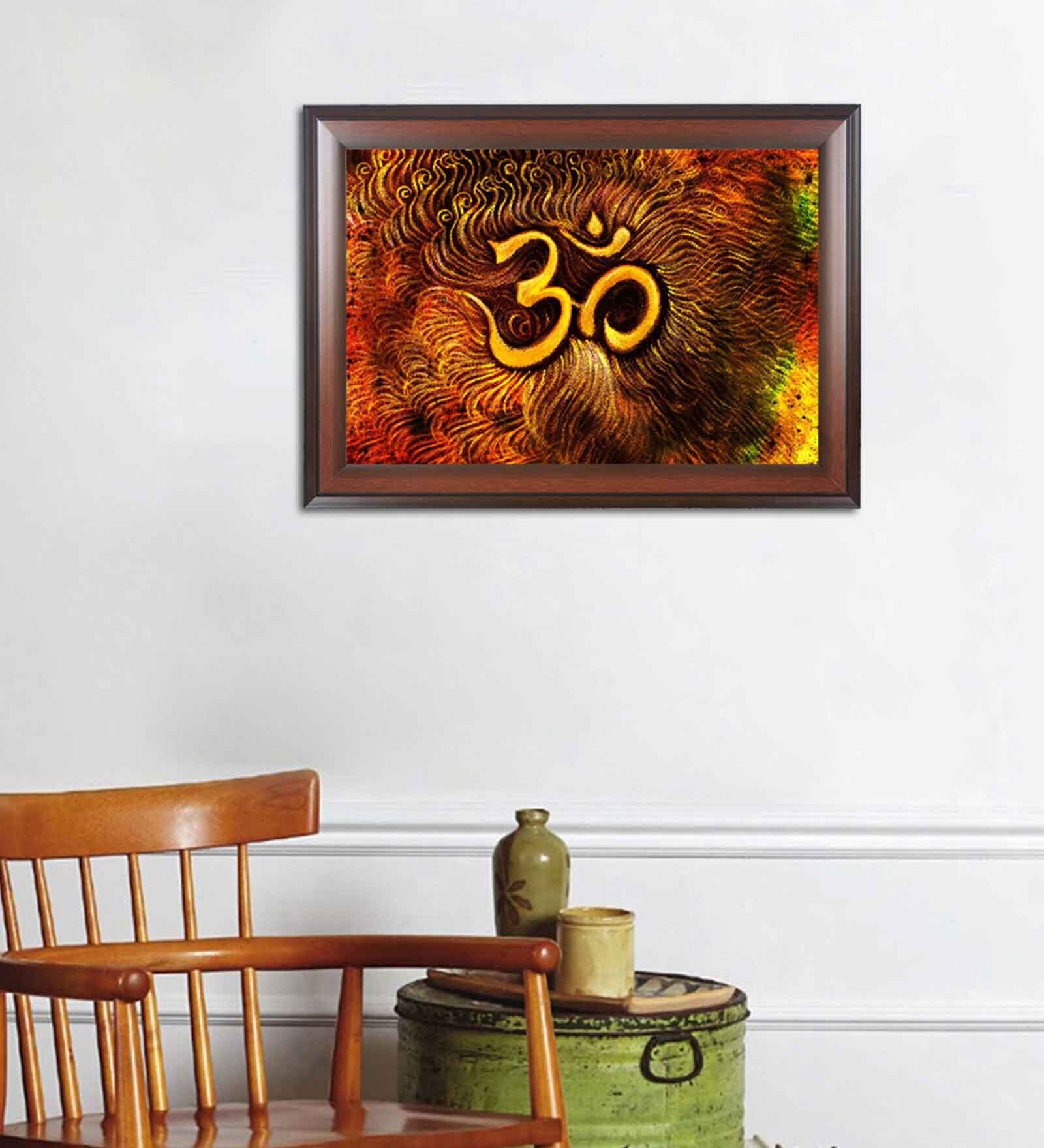 Buy Vastu Om Multicolour MDF Framed Wall Painting by Wens at 21% OFF by ...