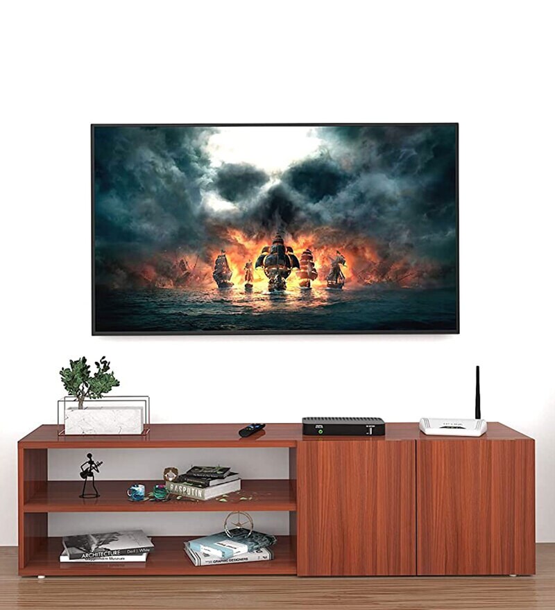 Buy Vactor TV Console for TVs in Walnut Finish for TVs up to 55\ by ...