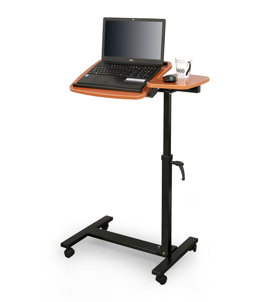 Buy Versatable Metal Portable Table in Brown Finish by The Home Office ...