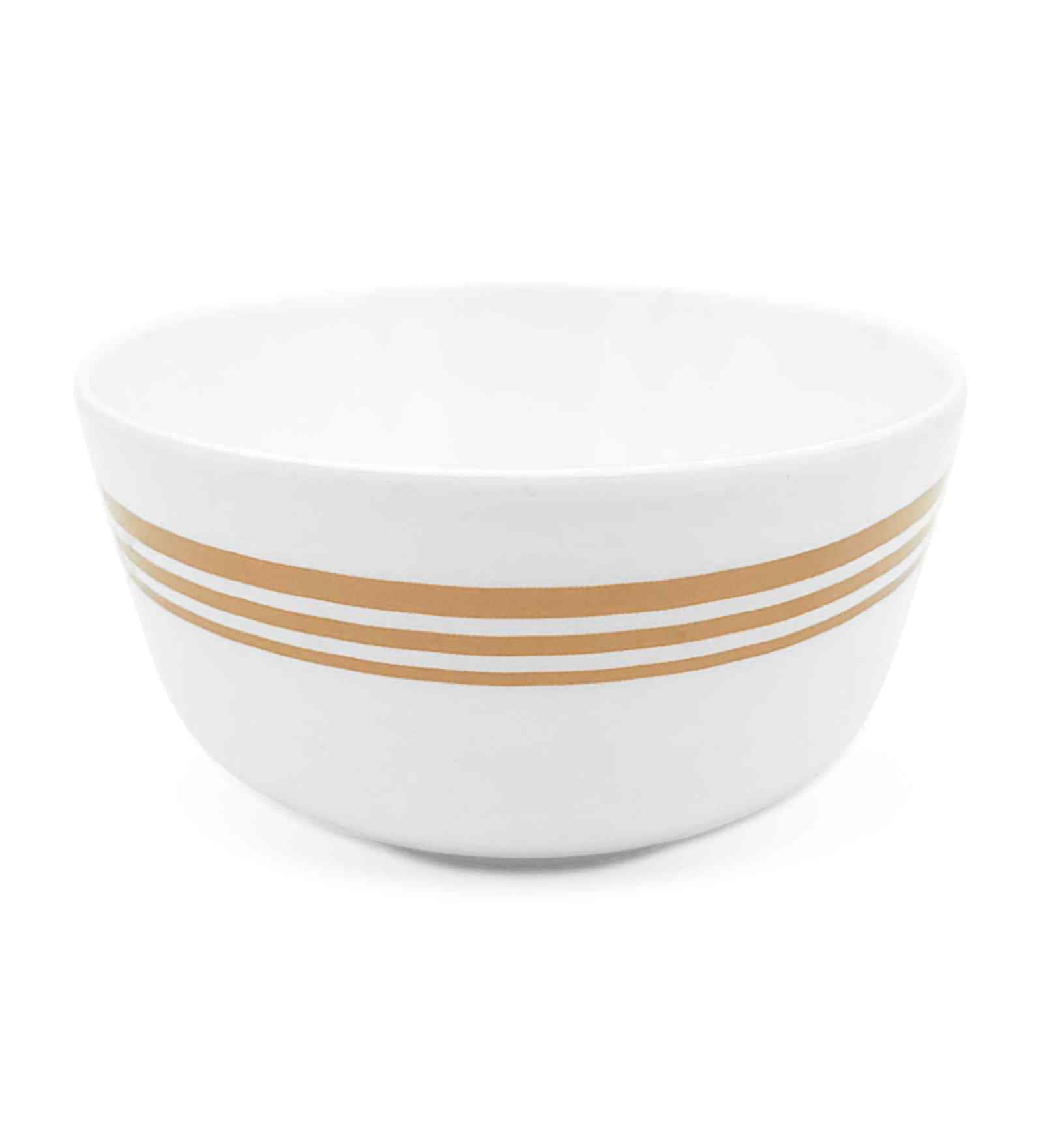 Buy Veg Bowl Set - 3-GOLDEN LINES (4.0\) , Stain Free, Glazed Finish ...
