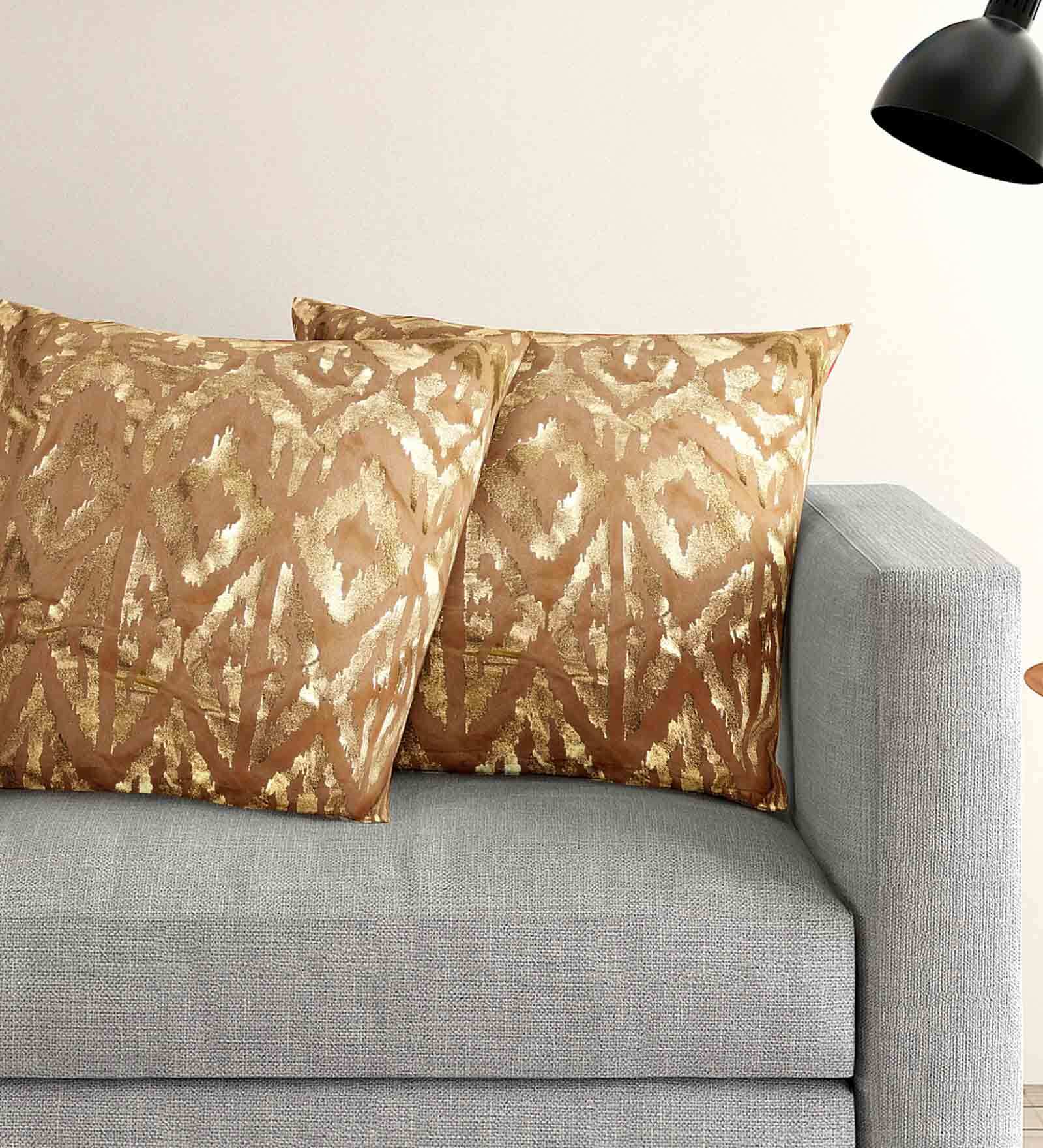 Buy Velvet Multicolour 16 x 16 Inch Cushion Cover (Set of 2) at 62% OFF ...
