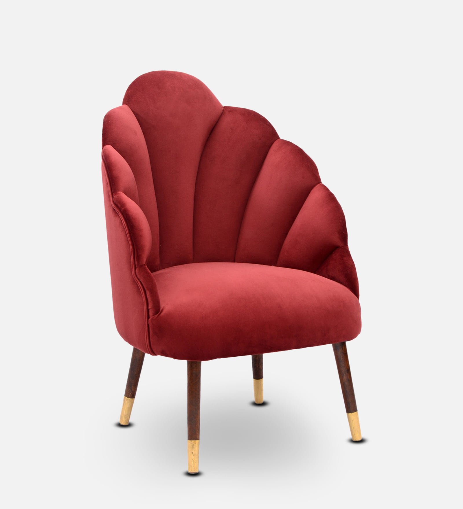 Buy Velvet Peacock Chair In Maroon Colour at 35% OFF by Natural Furnish ...