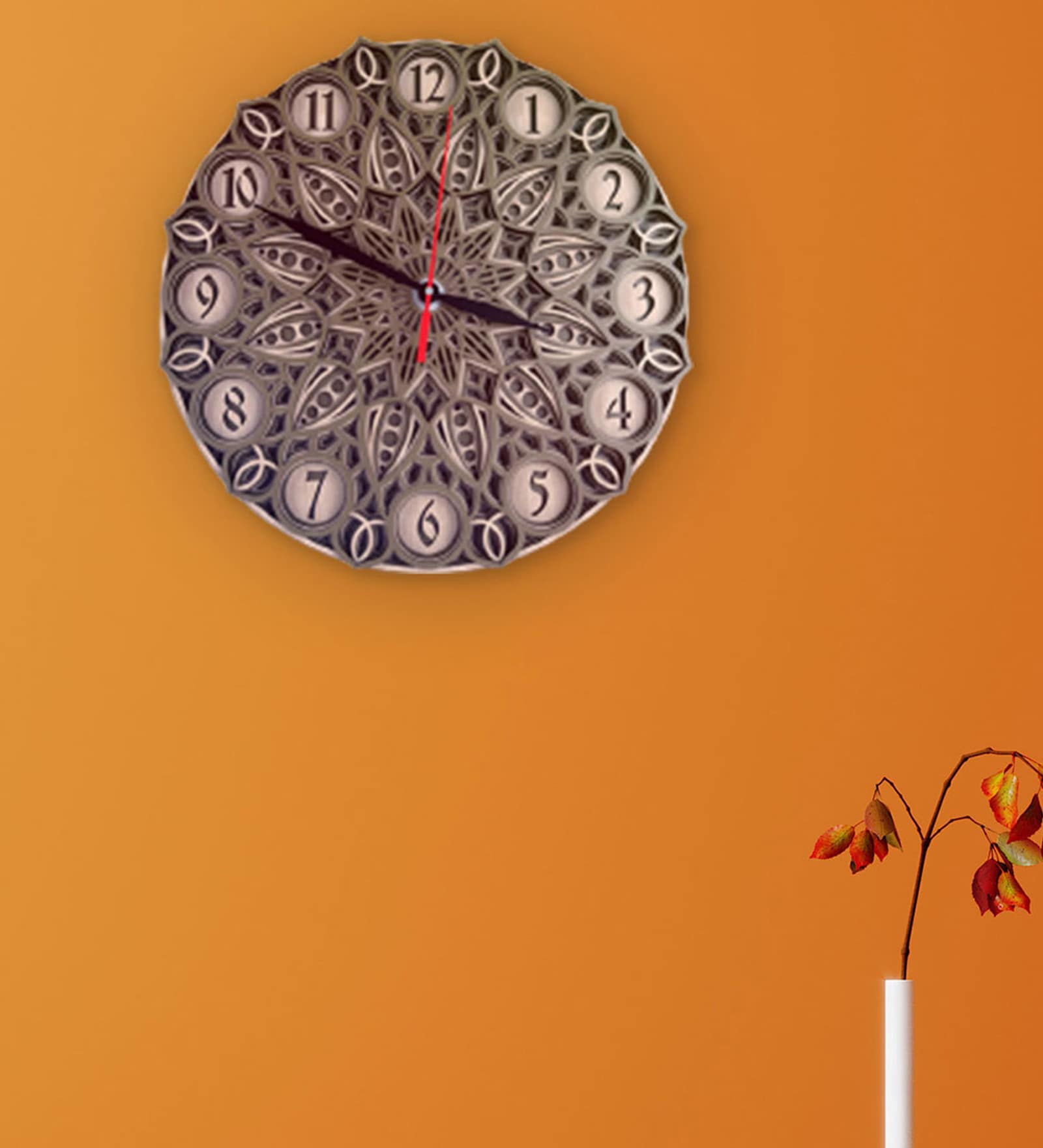 Buy Venner Wood Analog Round Traditional Wall Clock at 24% OFF by ...