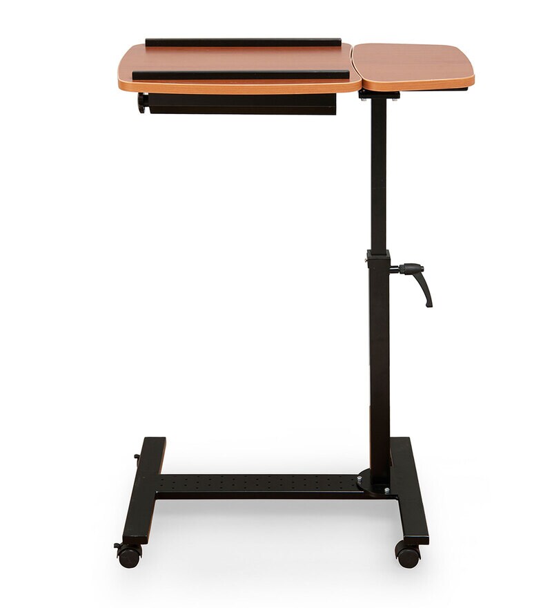 Buy Versatable Metal Portable Table in Brown Finish by The Home Office ...