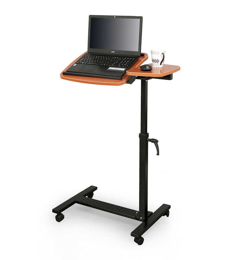 Buy Versatable Metal Portable Table in Brown Finish by The Home Office ...