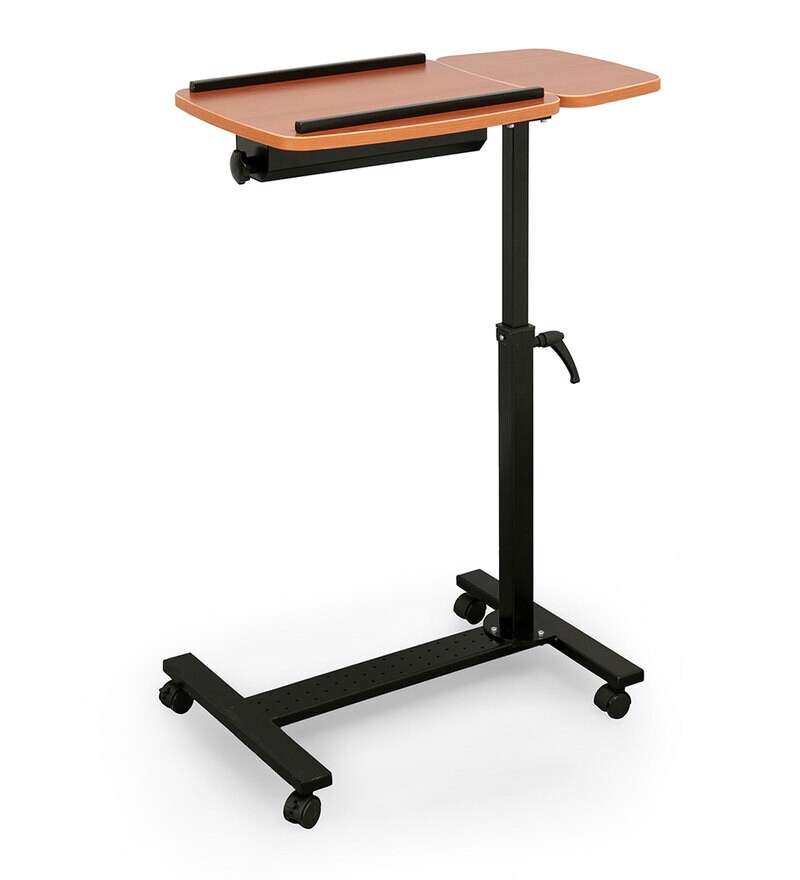 Buy Versatable Metal Portable Table in Brown Finish by The Home Office ...