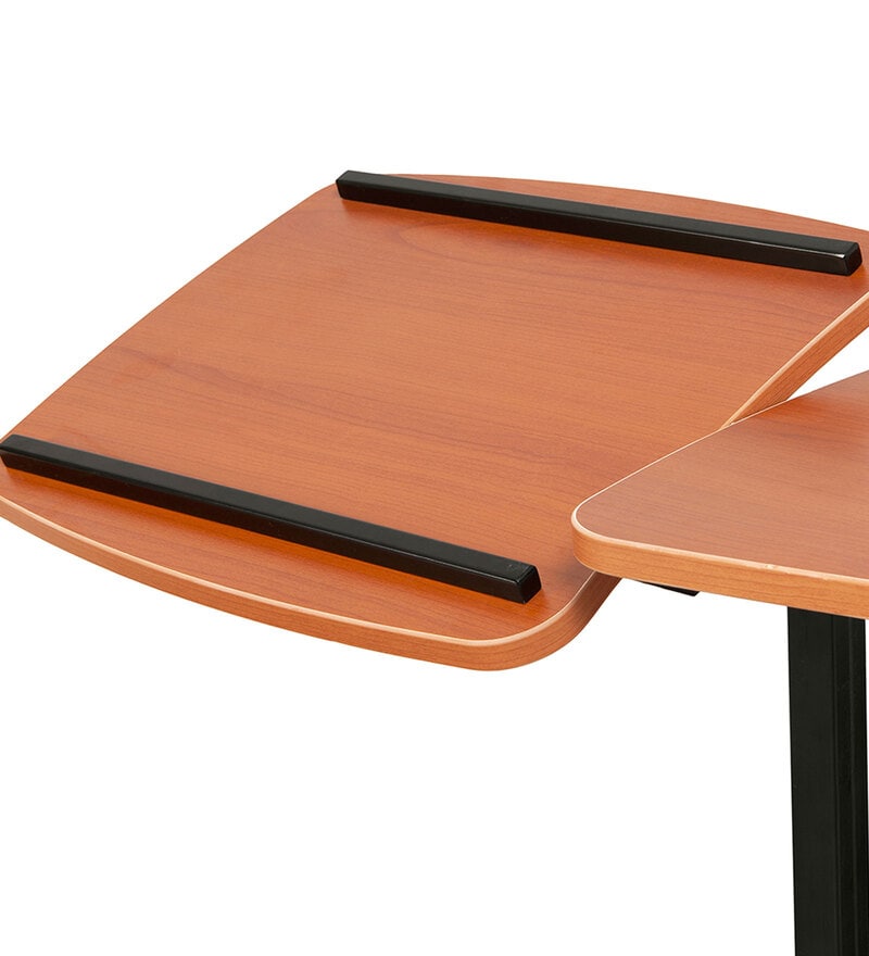 Buy Versatable Metal Portable Table in Brown Finish by The Home Office ...