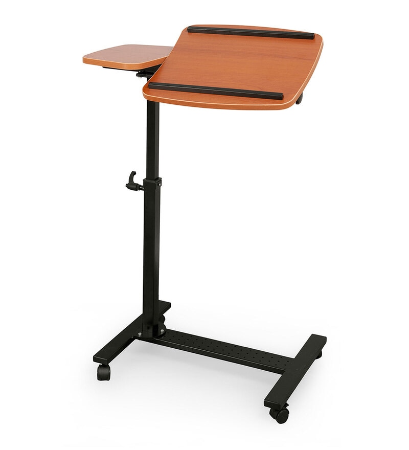 Buy Versatable Metal Portable Table in Brown Finish by The Home Office ...