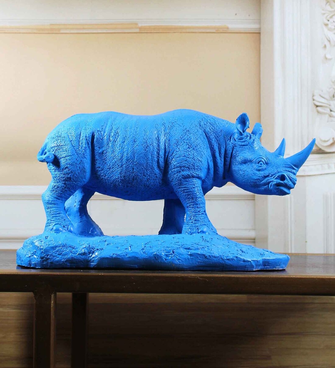 Buy Vibrant Guardian Blue Polyresin Figurine at 40% OFF by The White ...