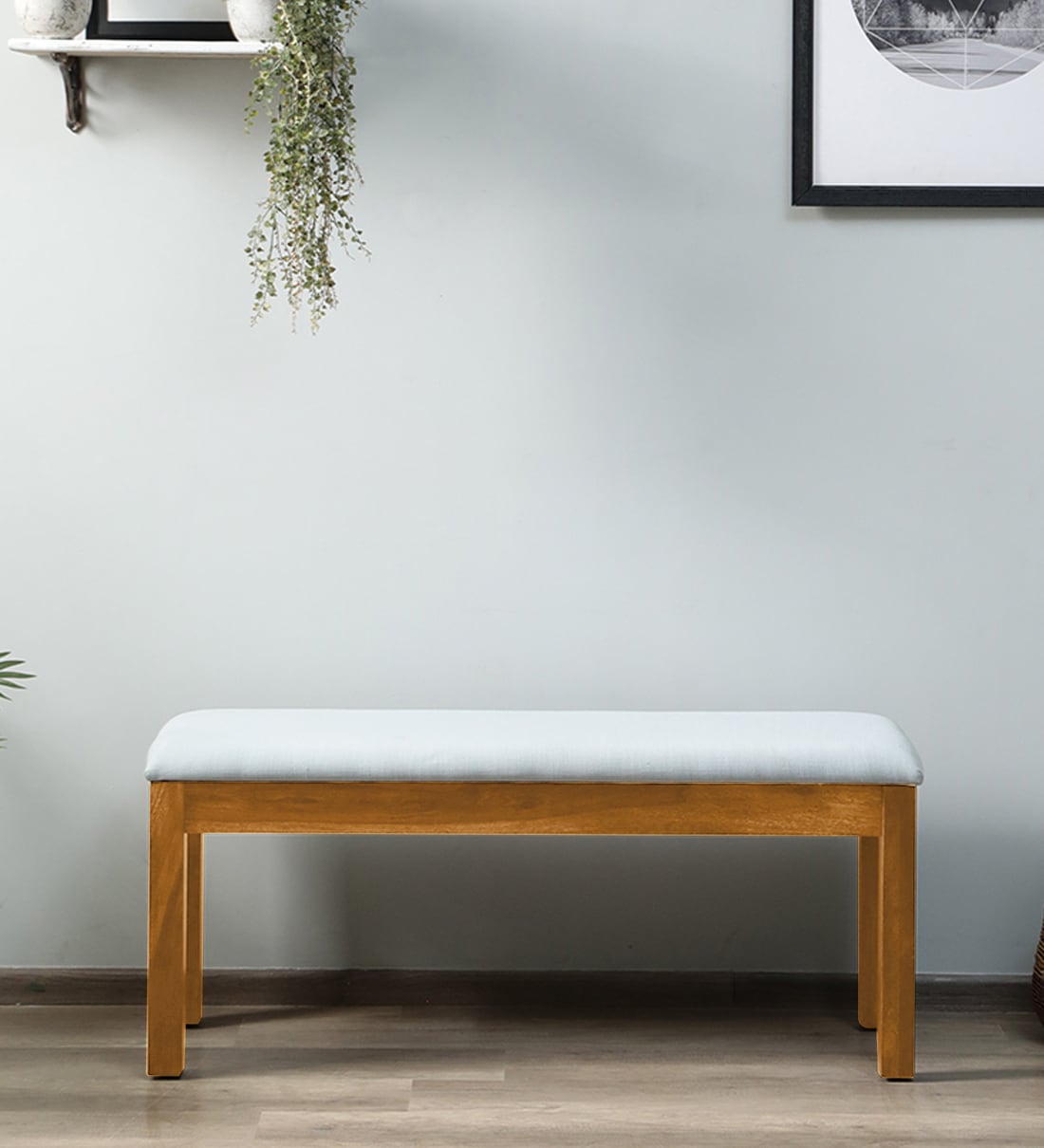Buy Vinca Sheesham Wood Dining Bench In Scratch Resistant Rustic Teak ...