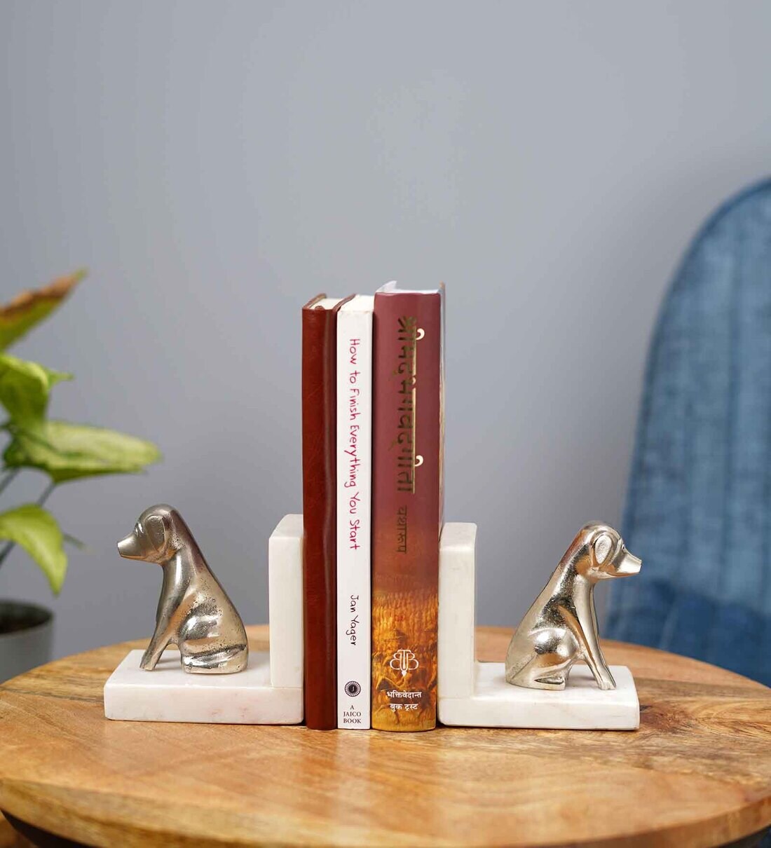 Buy Aluminium Silver Vintage Style Decorative Dog Bookend at 14% OFF by ...