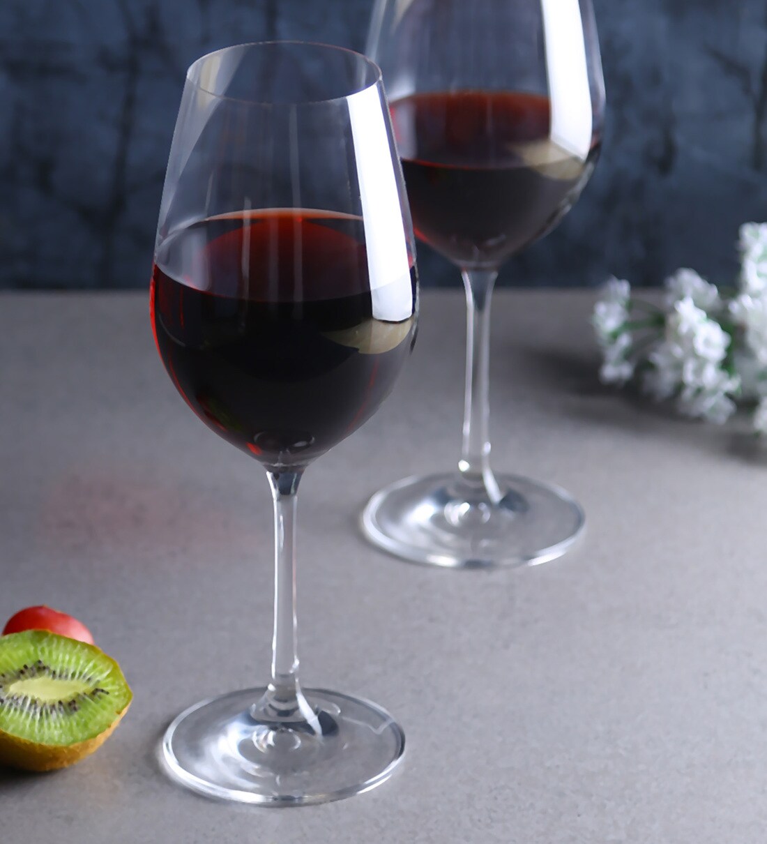 Buy Crystal Voila 450ml (Set of 6) Wine Glass at 28% OFF by Bohemia crystal | Pepperfry