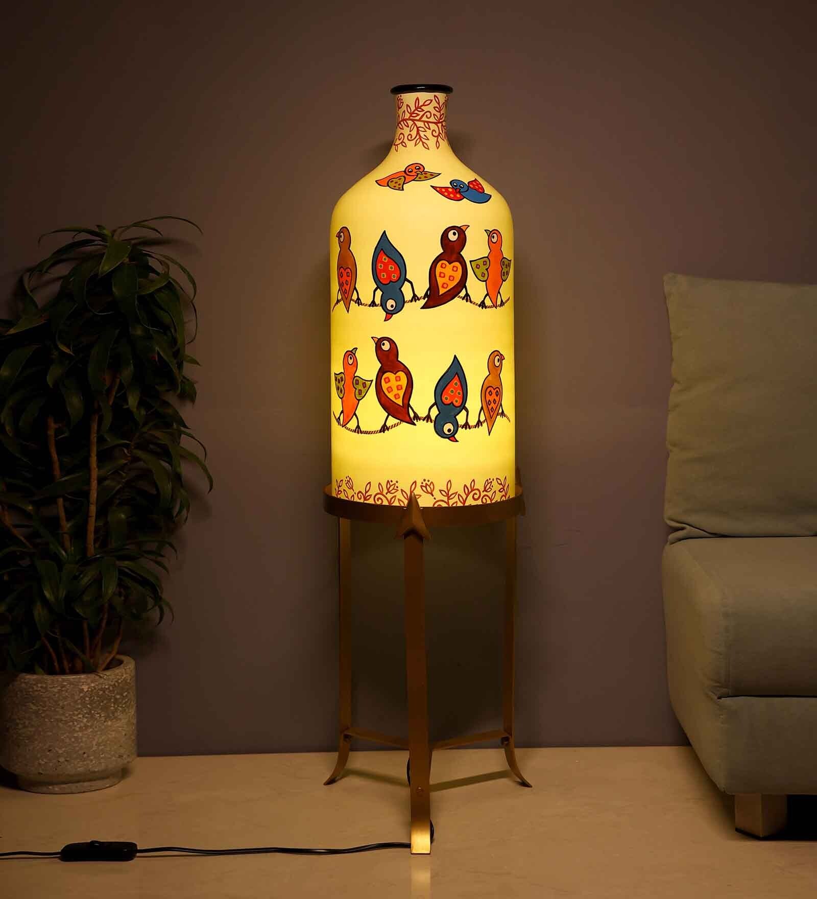 Buy Vibrant Wings Floor Lamp with Metal Stand at 32% OFF by POSH N ...