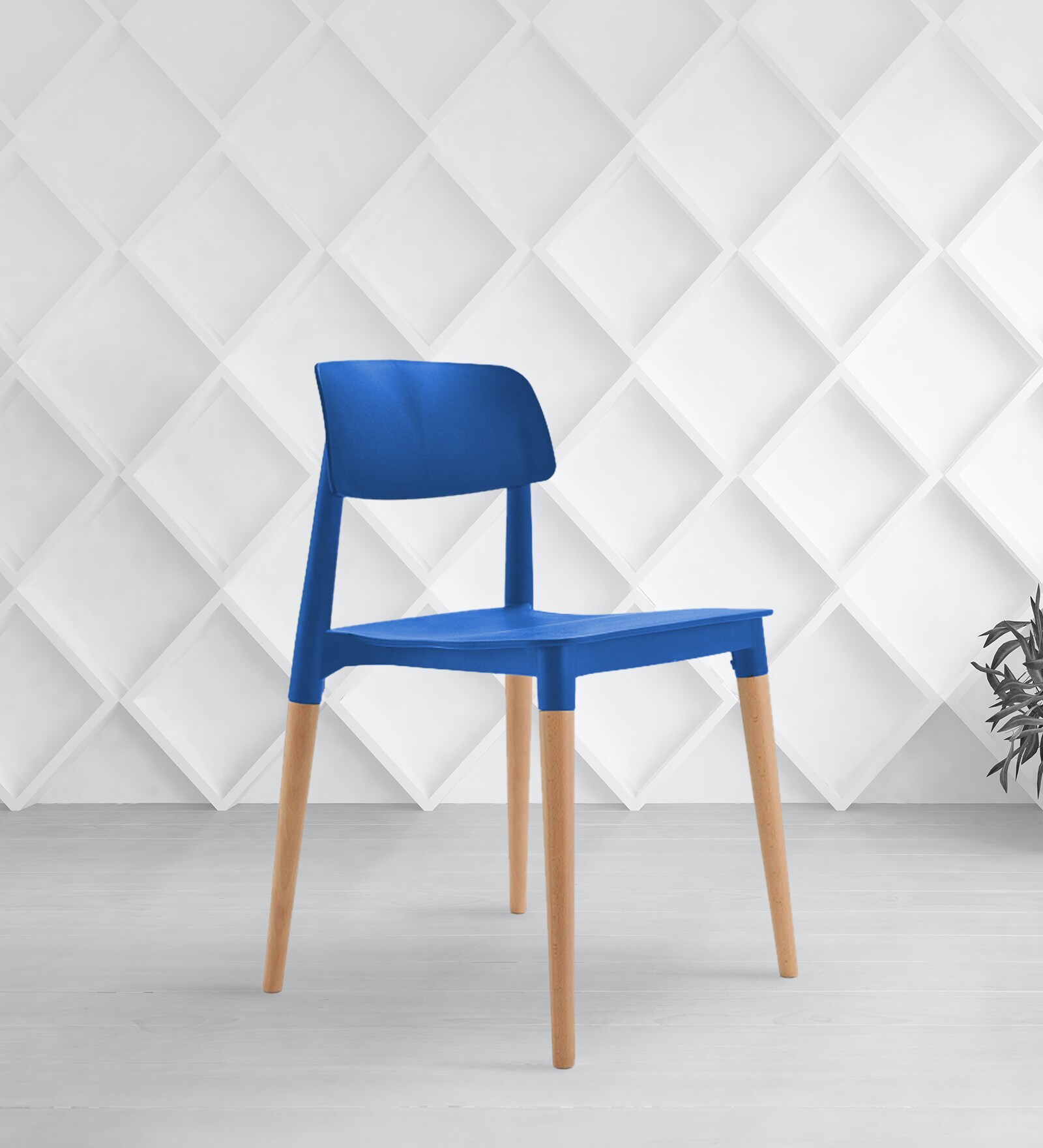 Buy Iris Cafe Chair in Blue Colour at 54% OFF by Workspace by Azazo ...