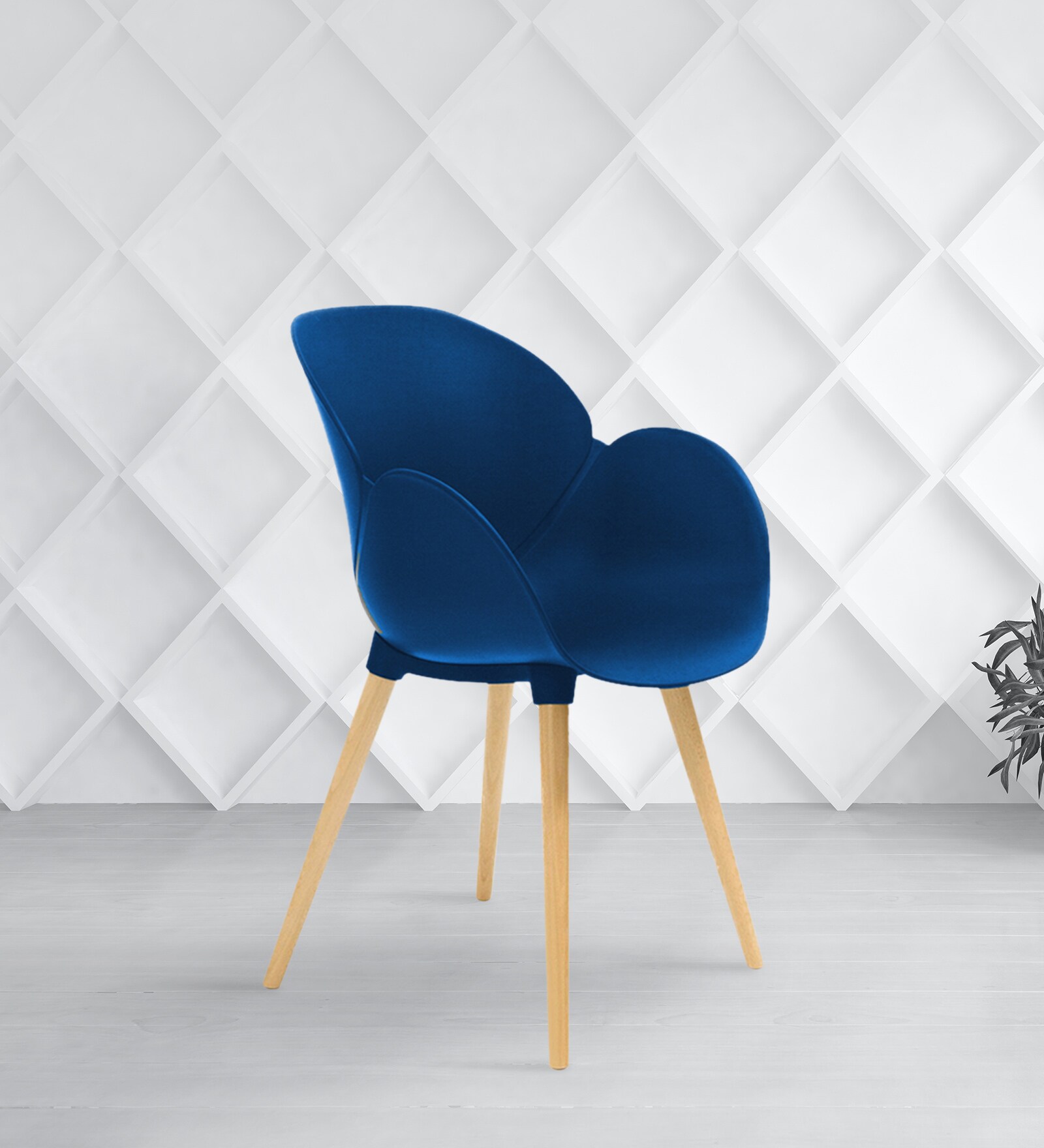 Buy Flow Cafe Chair in Blue Colour at 39% OFF by Workspace by Azazo ...