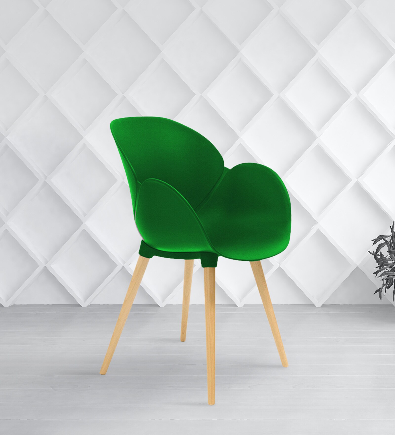 Buy Flow Cafe Chair in Green Colour at 42% OFF by Workspace by Azazo ...
