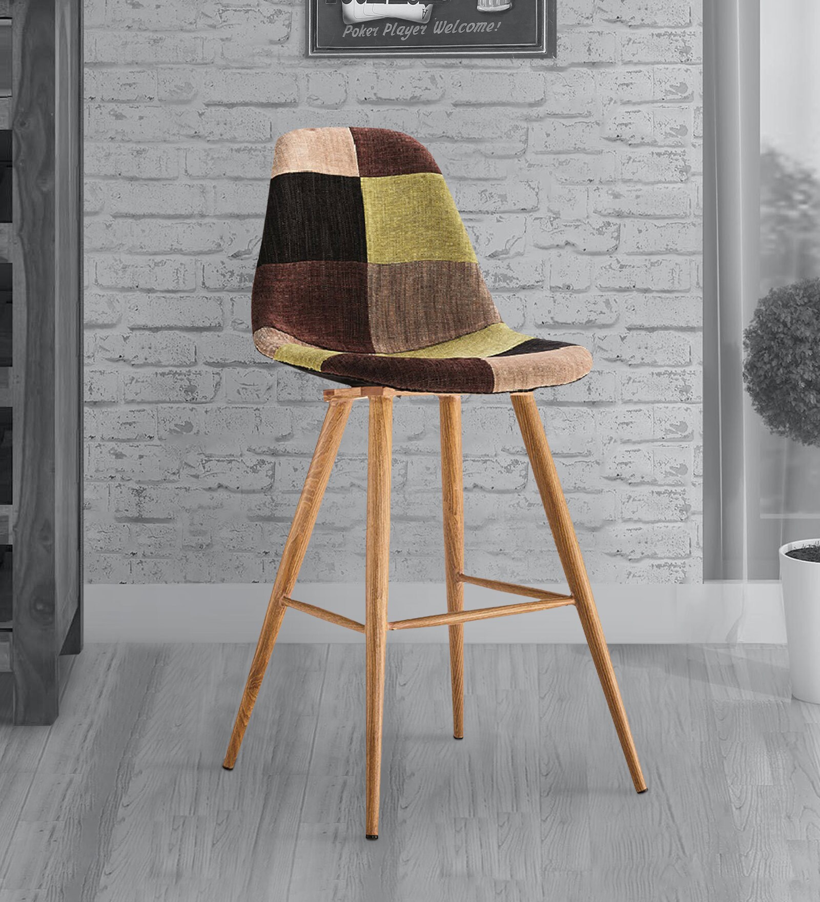 Buy Vintage Bar Stool in Multicolour at 38% OFF by Workspace by Azazo ...