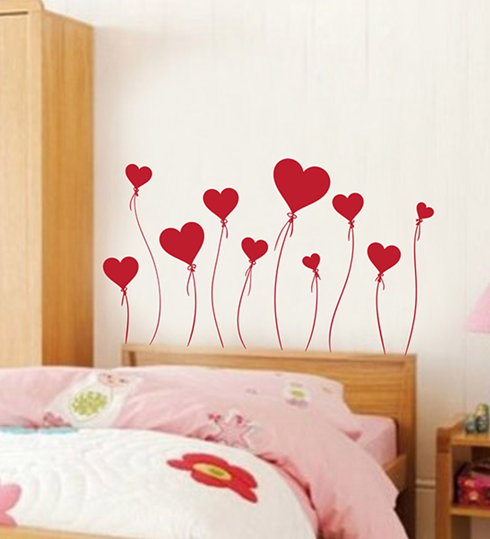 Buy Vinyl Heart Stickes Wall Sticker by Decor Kafe at 36% OFF by Decor ...