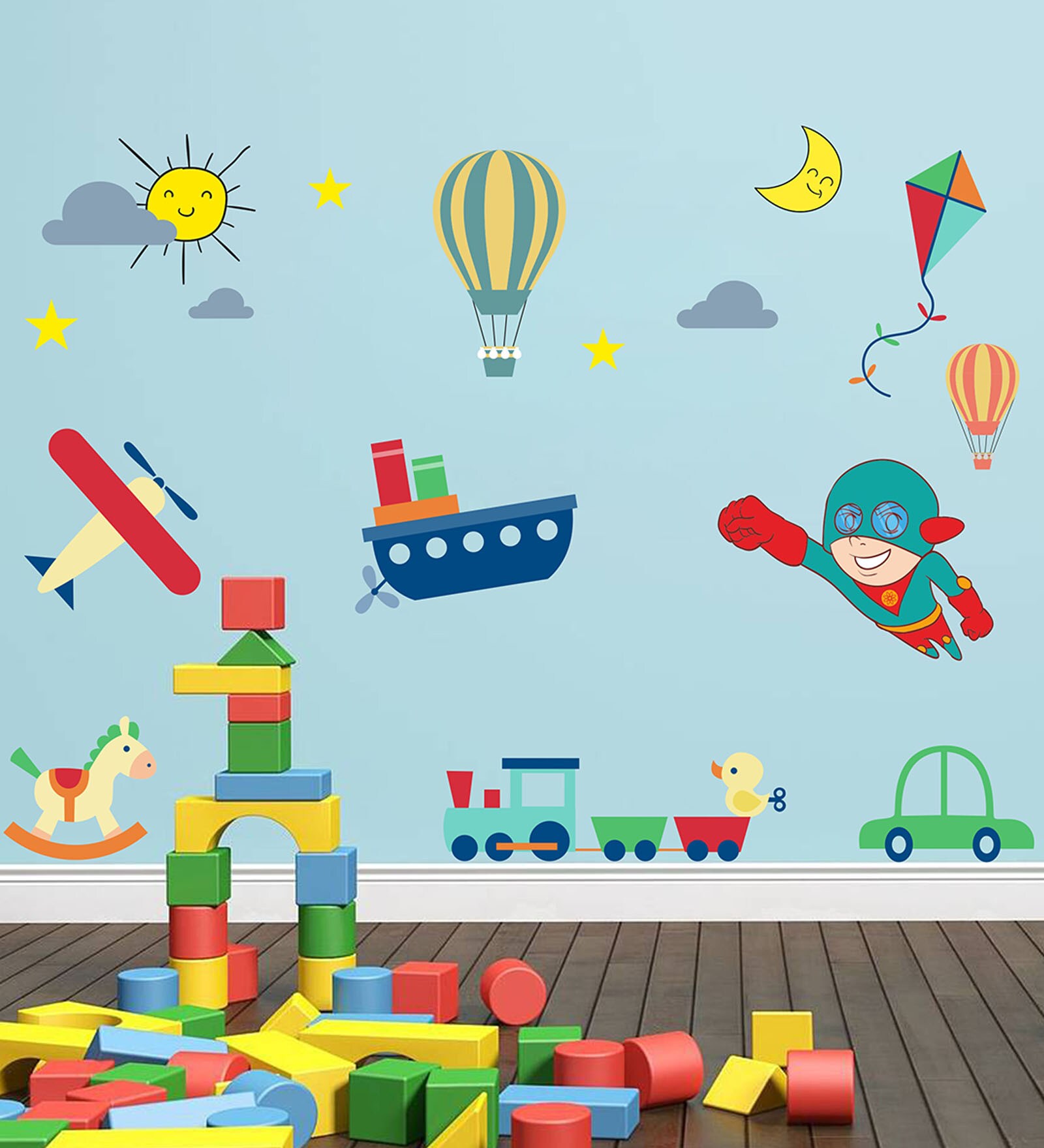 Buy Vinyl Kids Play Wall Sticker by Decor Kafe at 31% OFF by Decor Kafe ...