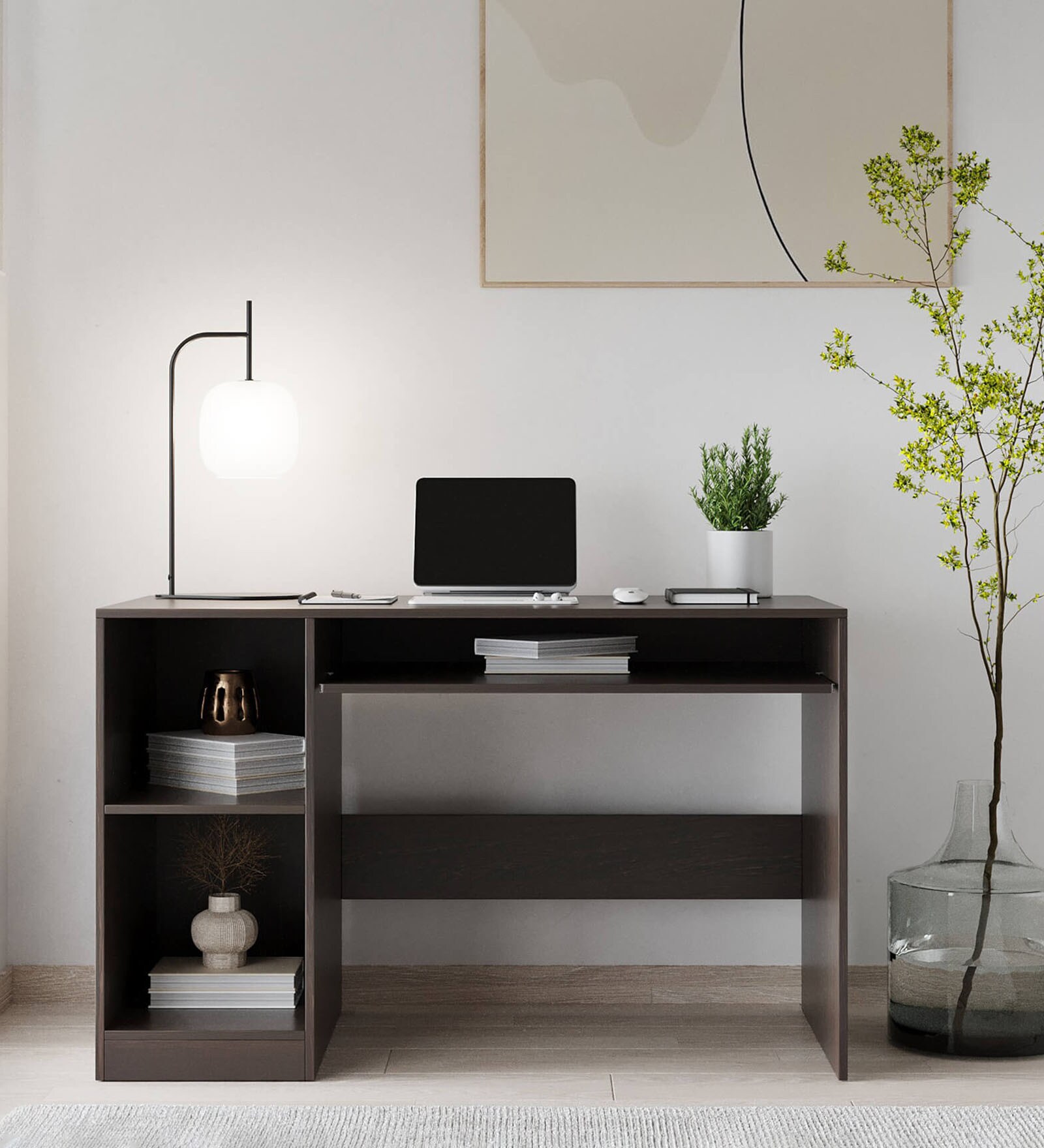 Buy Vista Study Table in Brown Flowery Wenge Finish at 10% OFF by ...