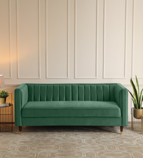 Green Bucket 3 Seater Sofas Online @Upto 70% OFF | Pepperfry