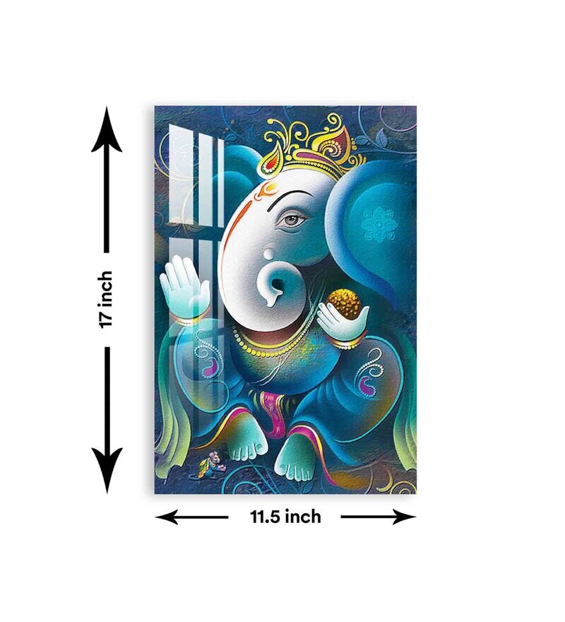 Buy Vignharta Ganesh Acrylic Spiritual Art Prints by The Next Decor ...