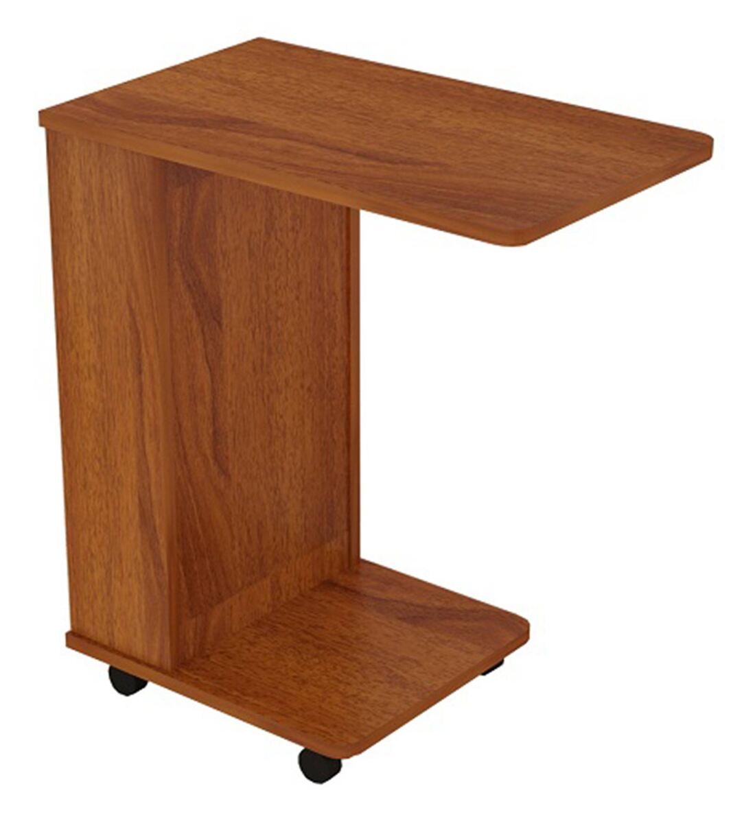 Buy Voyager C-Shape End Table in Brazilian Walnut Finish by Hoffice ...