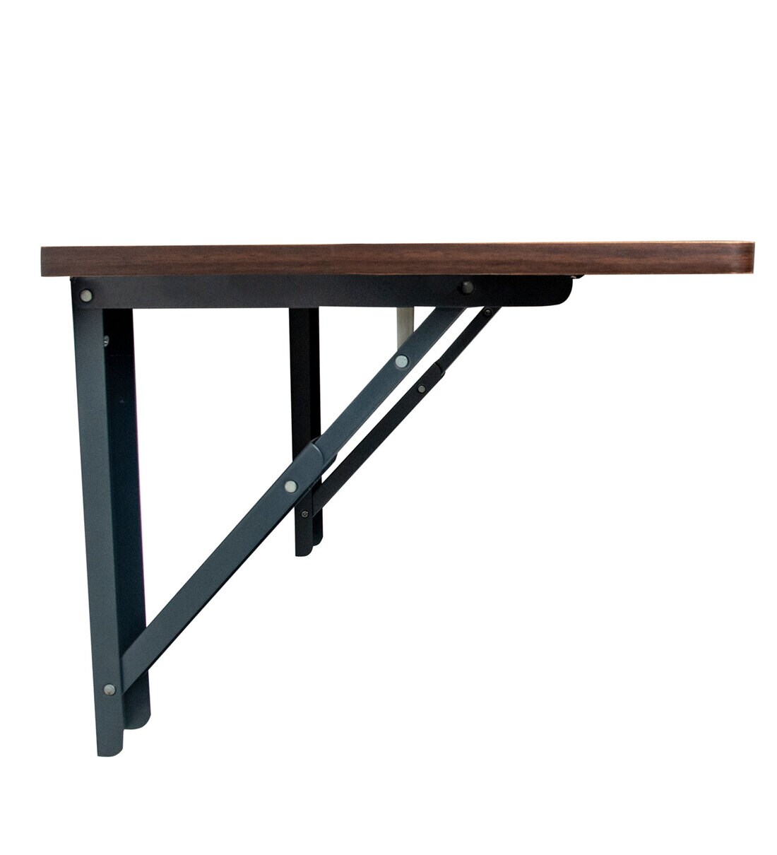 Buy Bruno Wall Mounted Table in Brown Finish by Muren Online - Wall ...