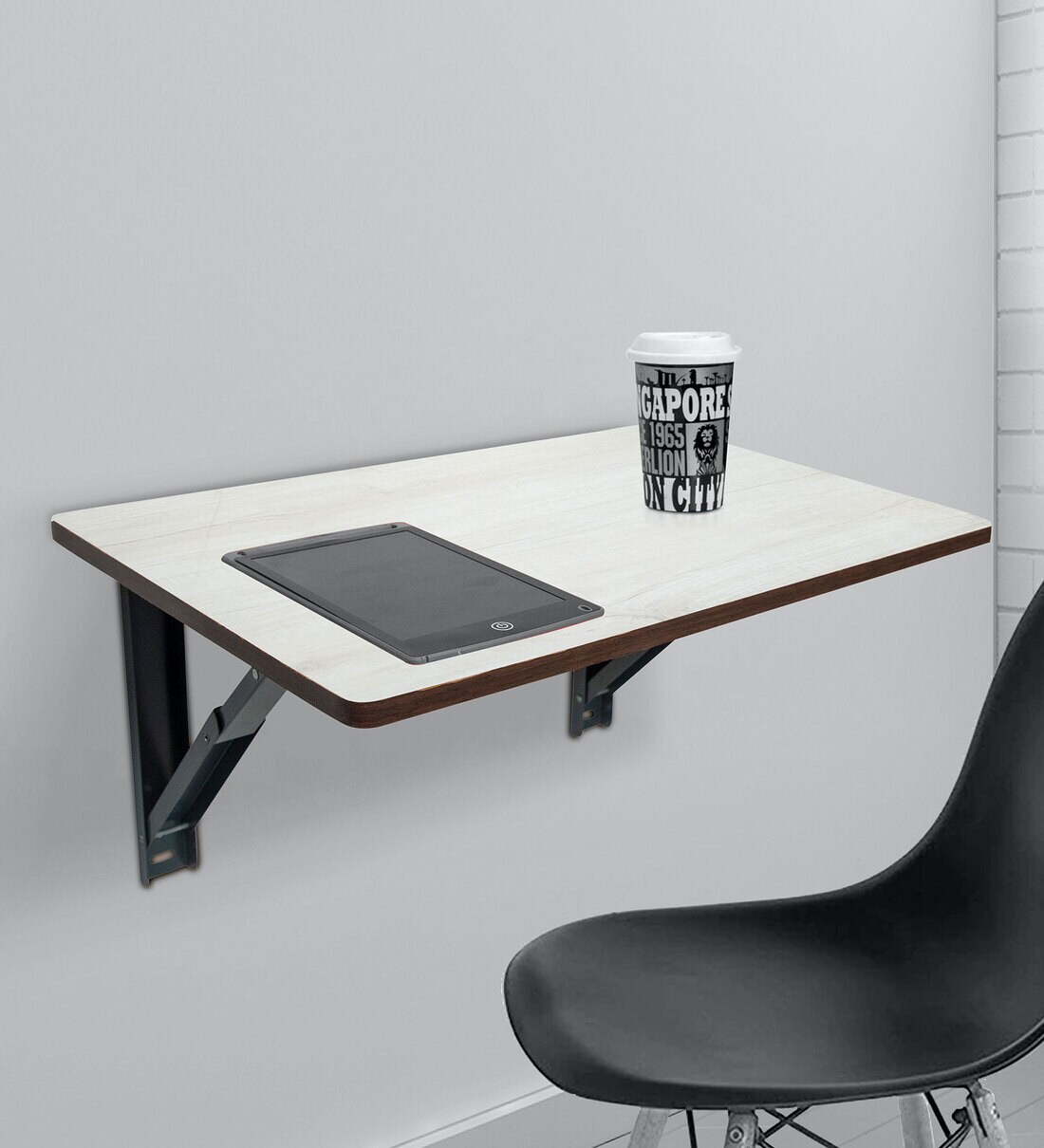 Buy Bruno Wall Mount Table in Off White Finish at 30% OFF by Muren ...